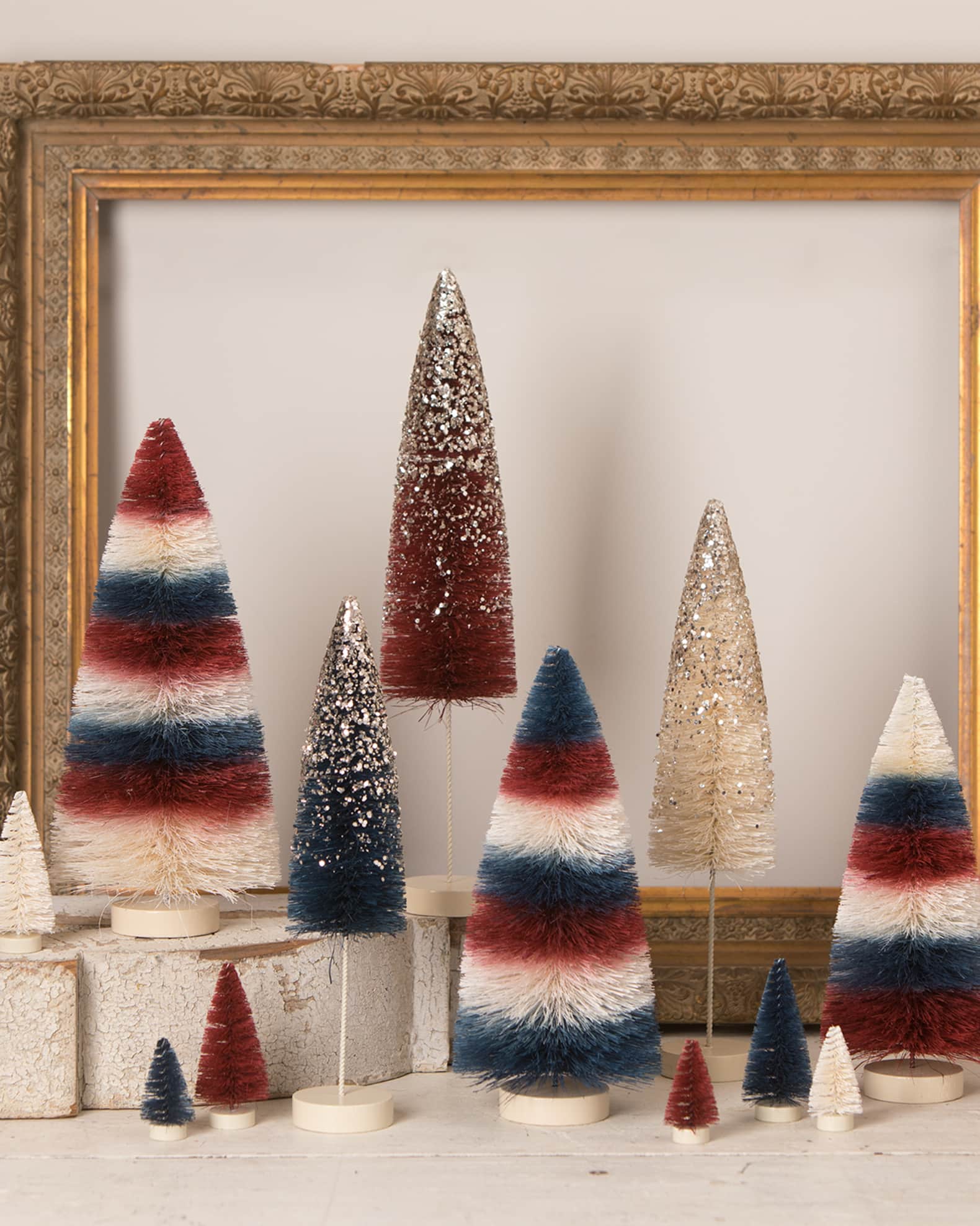 Bethany Lowe Americana Trees, Set of 3 | Neiman Marcus