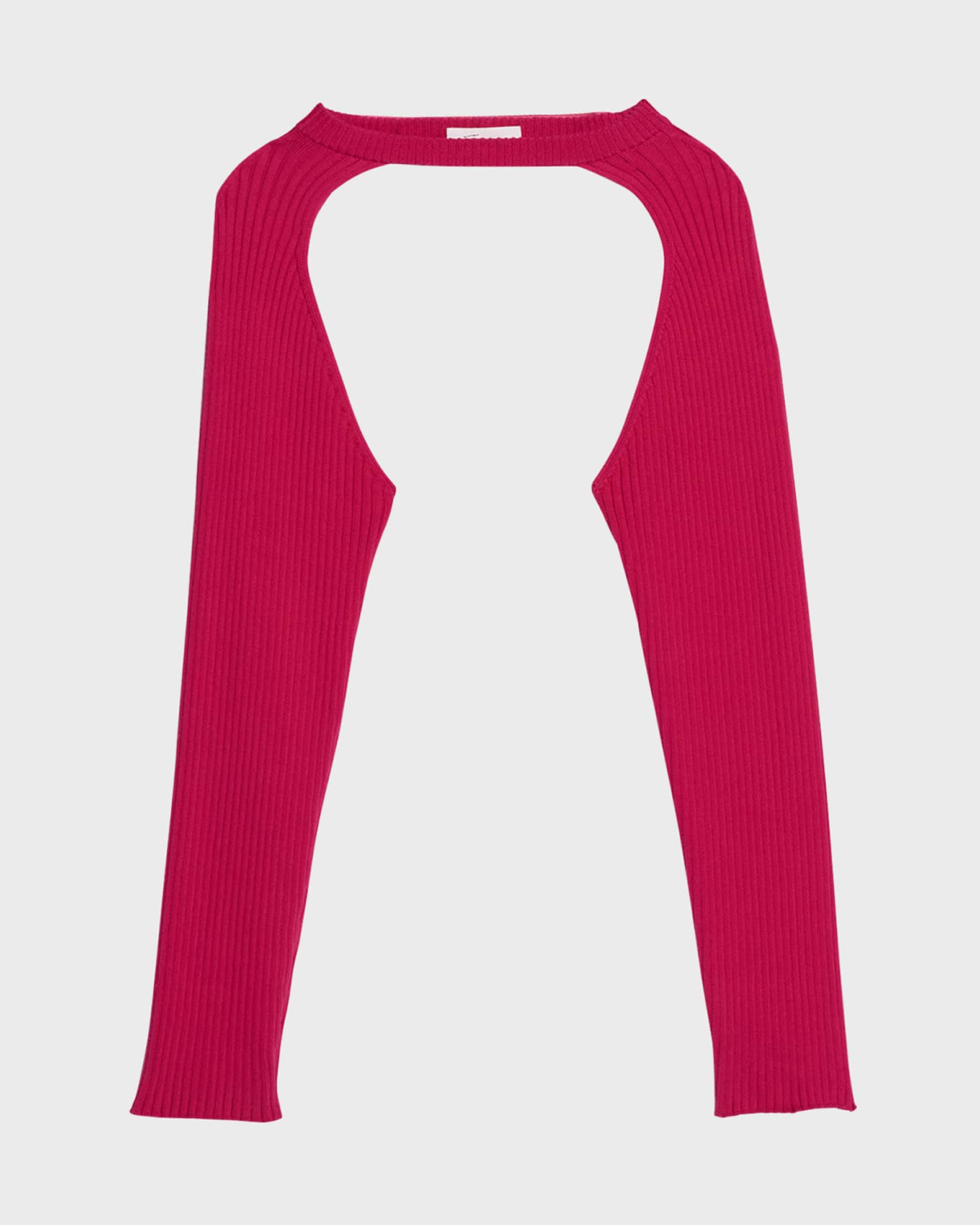 Helmut Lang Ribbed Shrug | Neiman Marcus