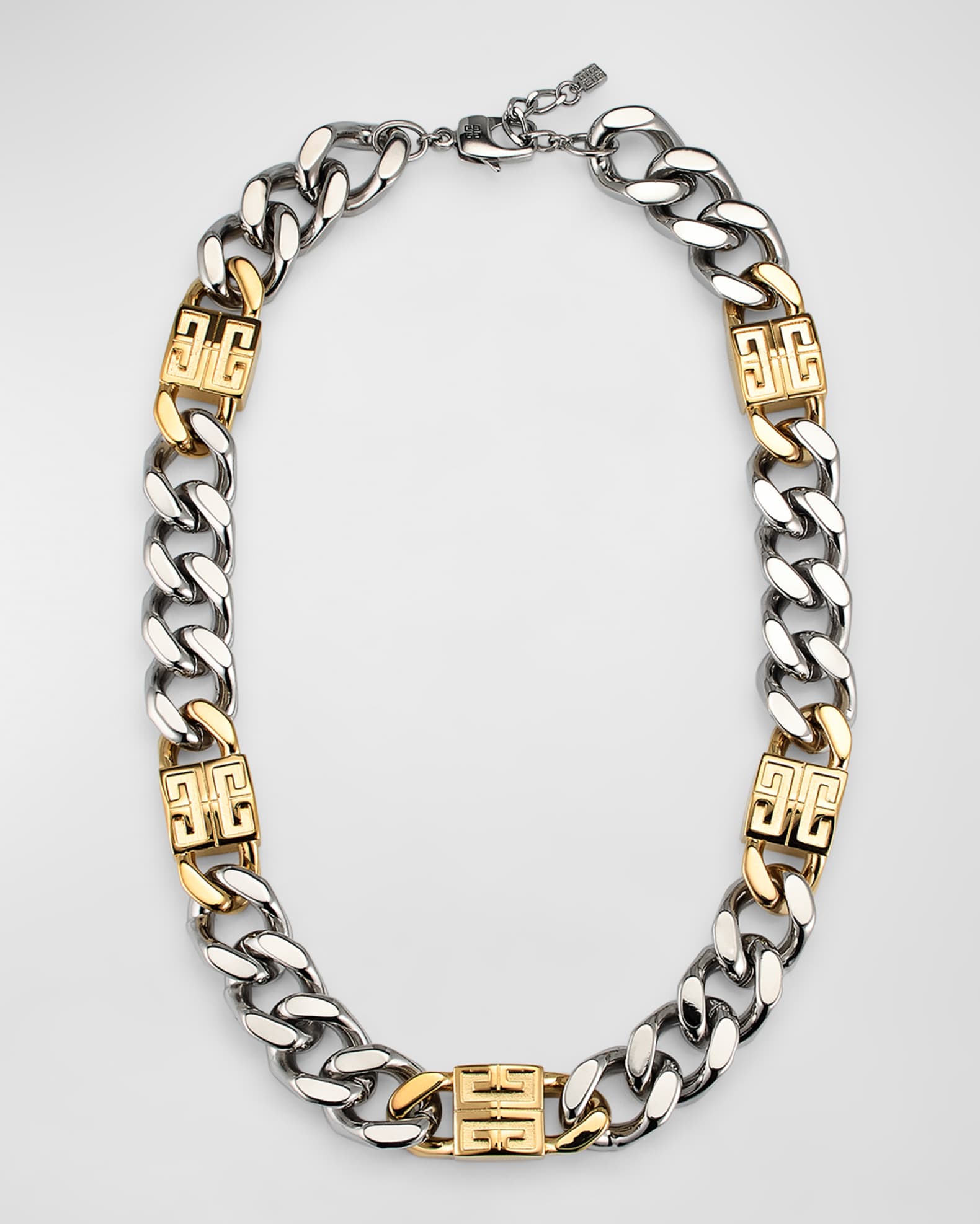 Givenchy Men's Two-Tone 4G Large Chain Necklace | Neiman Marcus