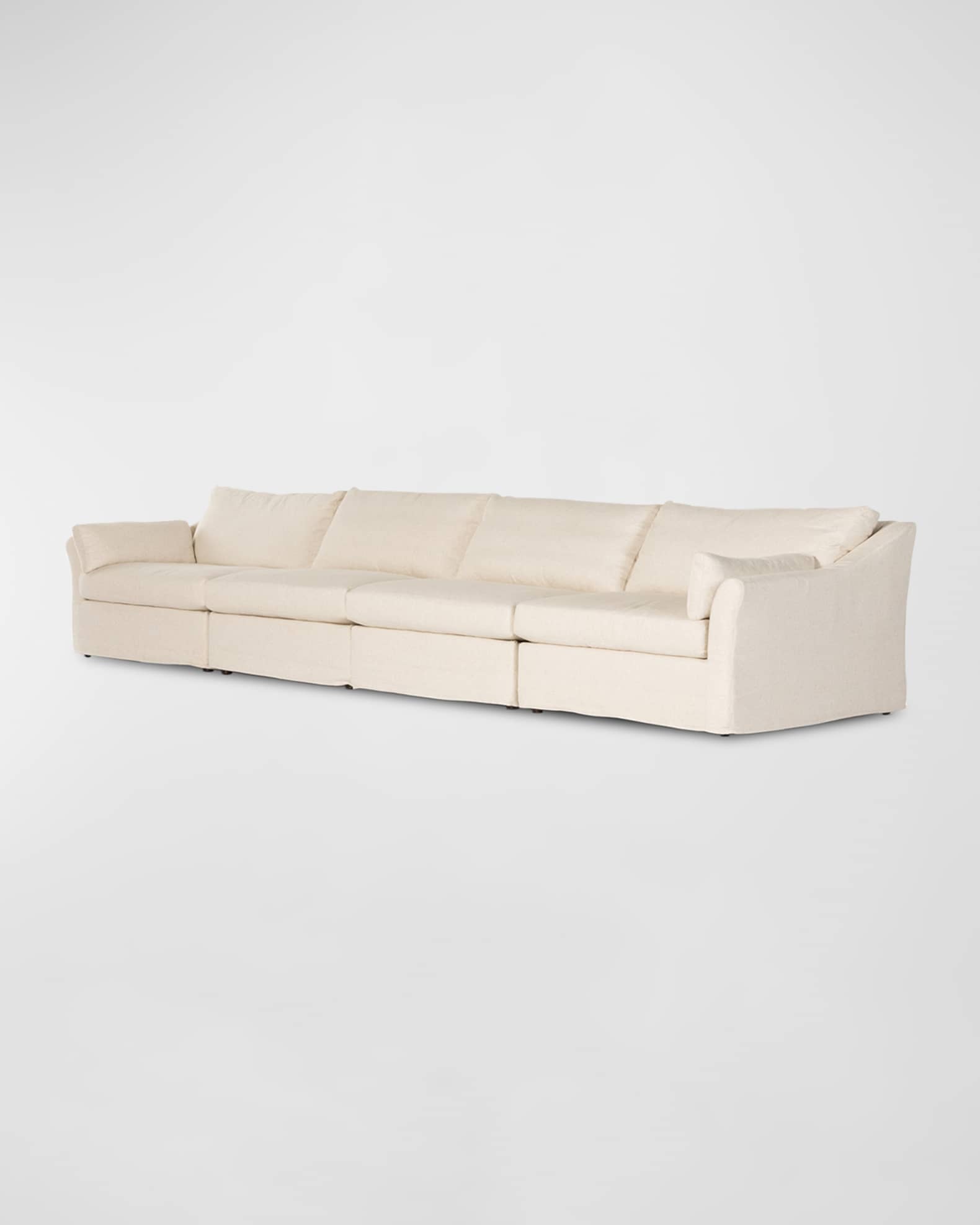 Four Hands Delray 4-Piece Sectional Sofa, 180" | Neiman Marcus