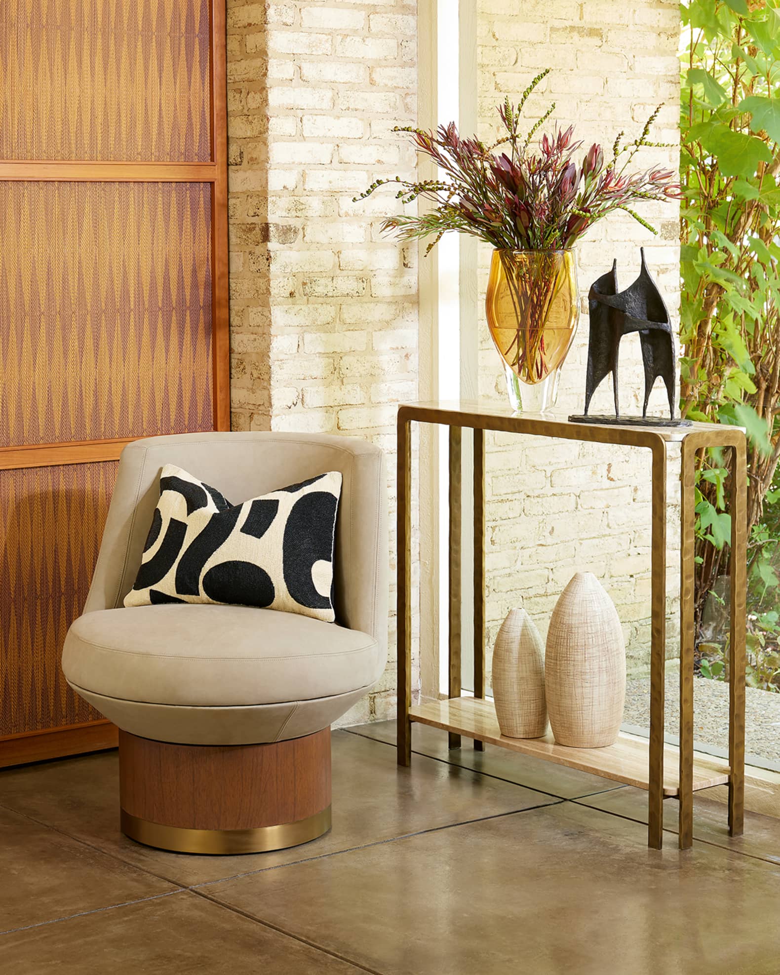 Global Views Kraft Console Table | Neiman Marcus