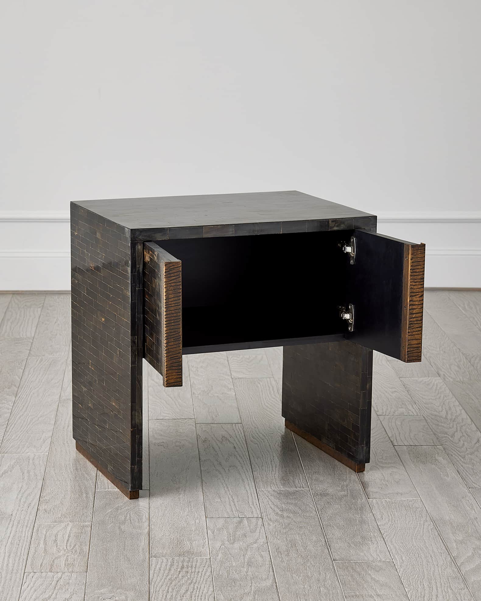 Global Views Horn Inlay Bedside Table | Neiman Marcus
