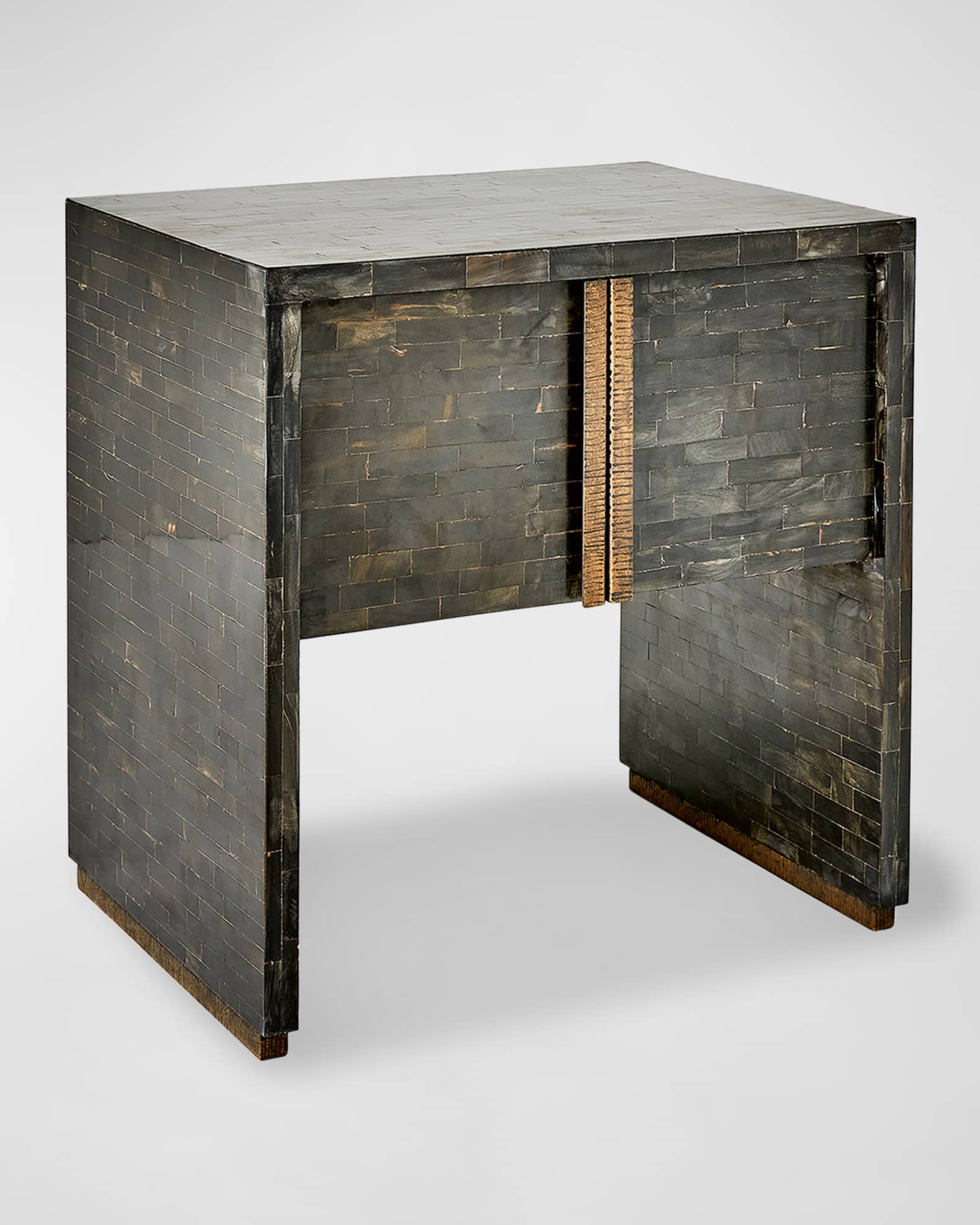Global Views Horn Inlay Bedside Table | Neiman Marcus