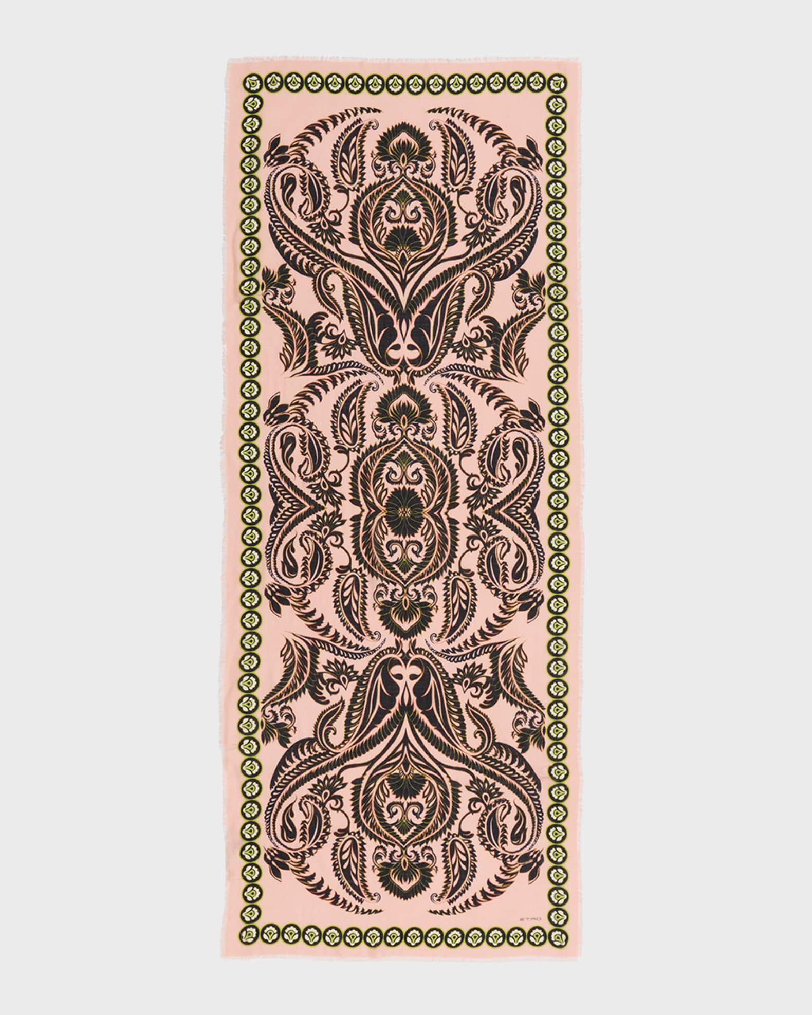 Etro Floral Patterned Silk Scarf | Neiman Marcus