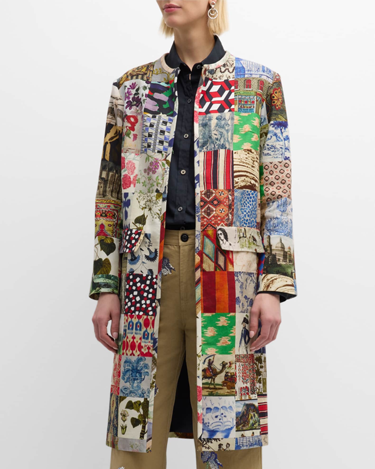 Libertine Bloomsbury Collage Printed Duster | Neiman Marcus