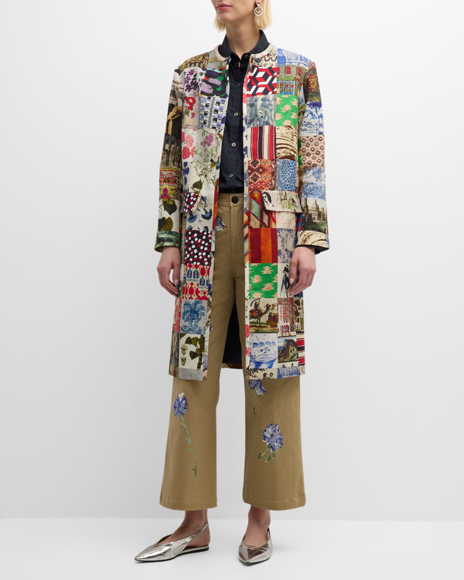 Libertine Bloomsbury Collage Printed Duster | Neiman Marcus