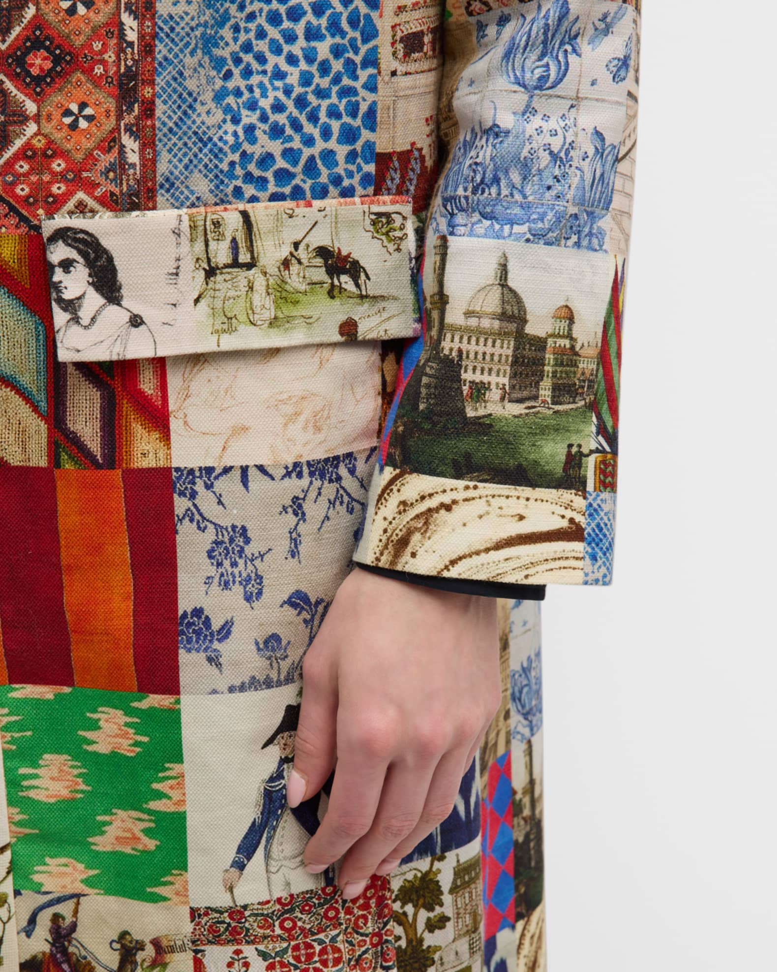 Libertine Bloomsbury Collage Printed Duster | Neiman Marcus