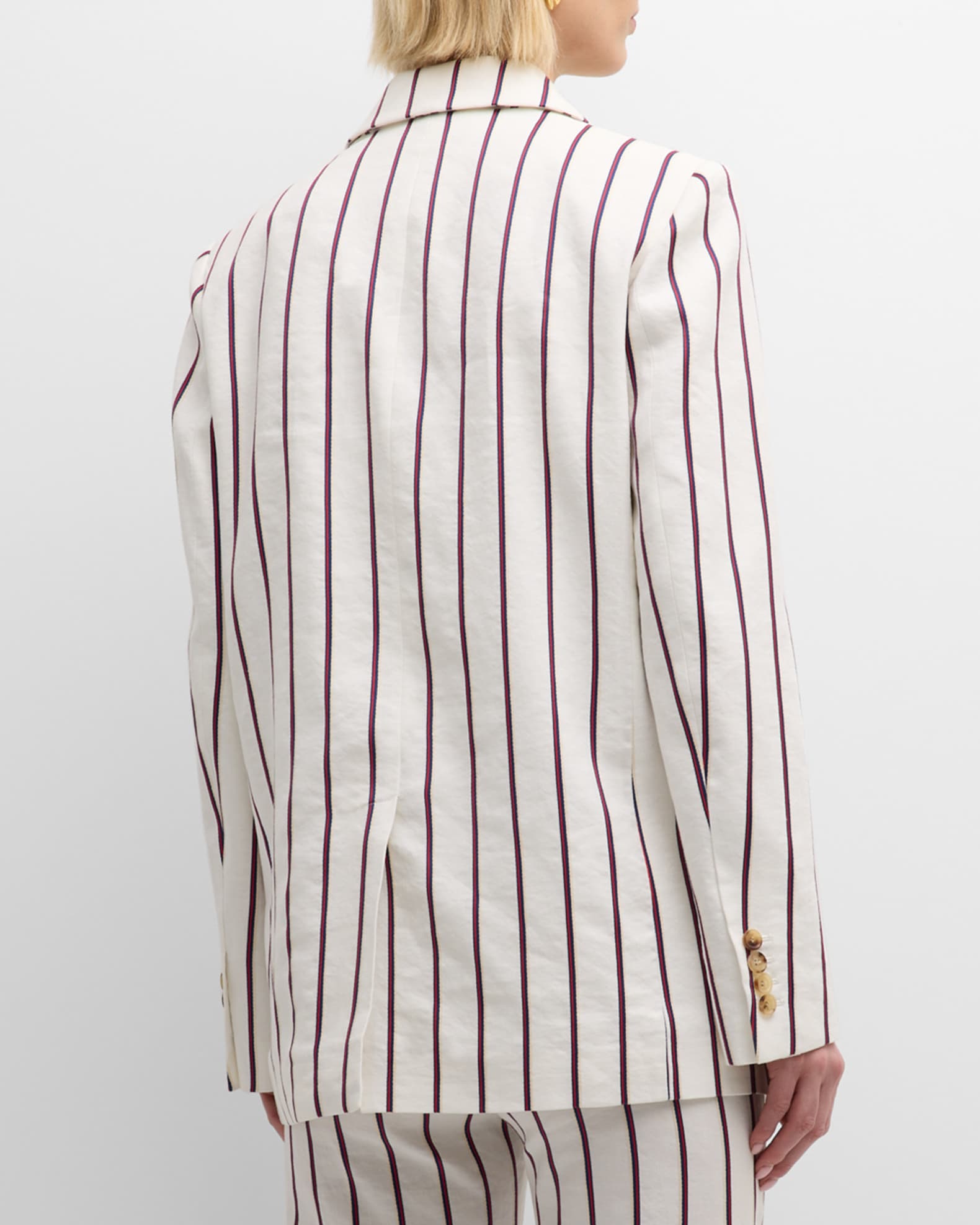 CALLAS Milano Yvonne Striped Blazer Jacket | Neiman Marcus