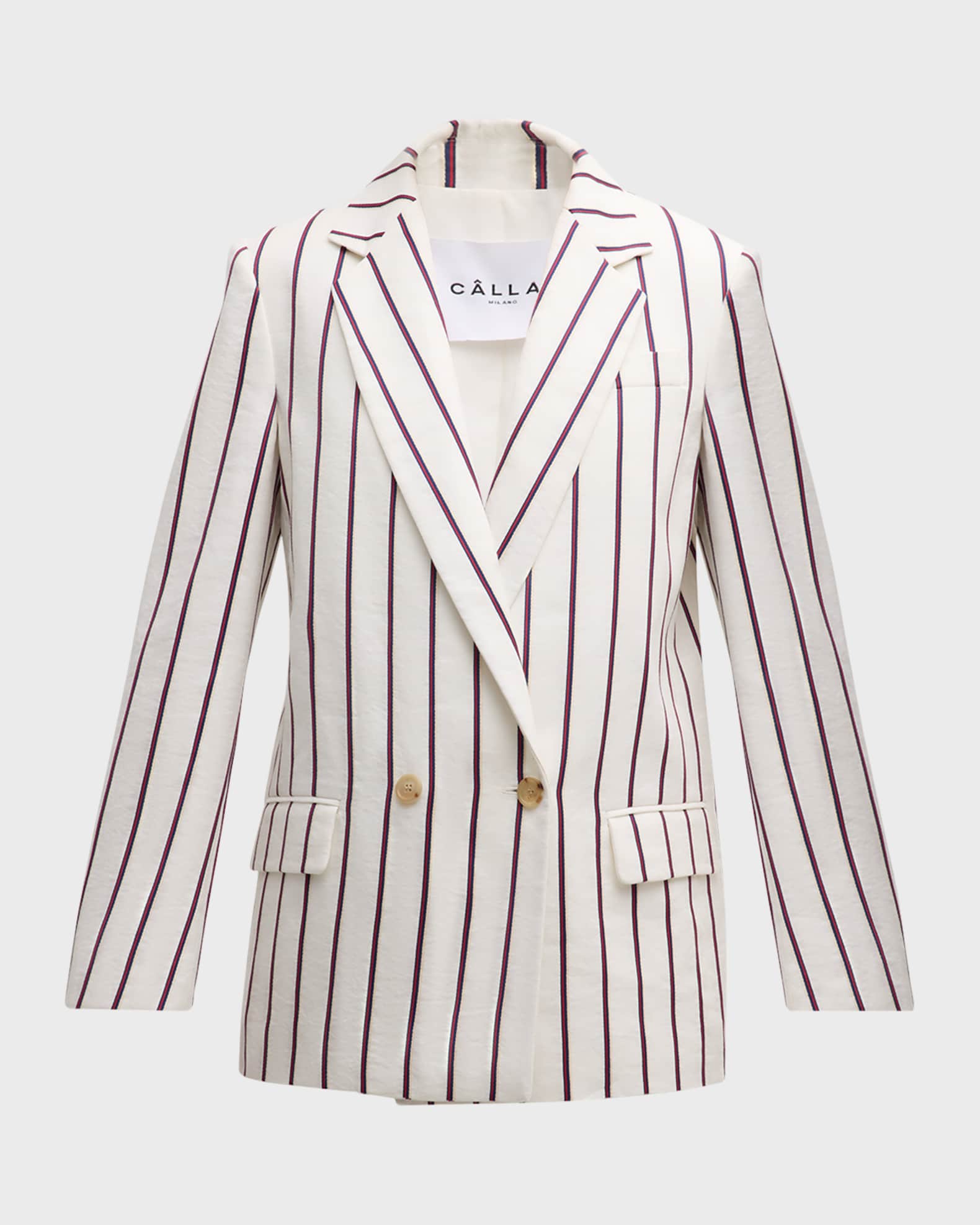 Striped Linen Suit | Neiman Marcus
