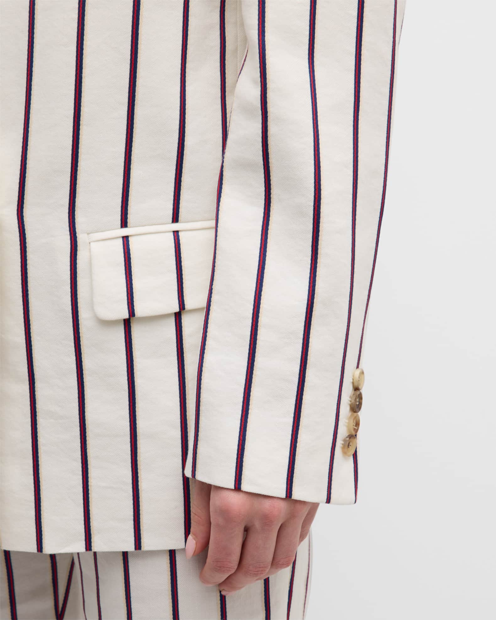 CALLAS Milano Yvonne Striped Blazer Jacket | Neiman Marcus