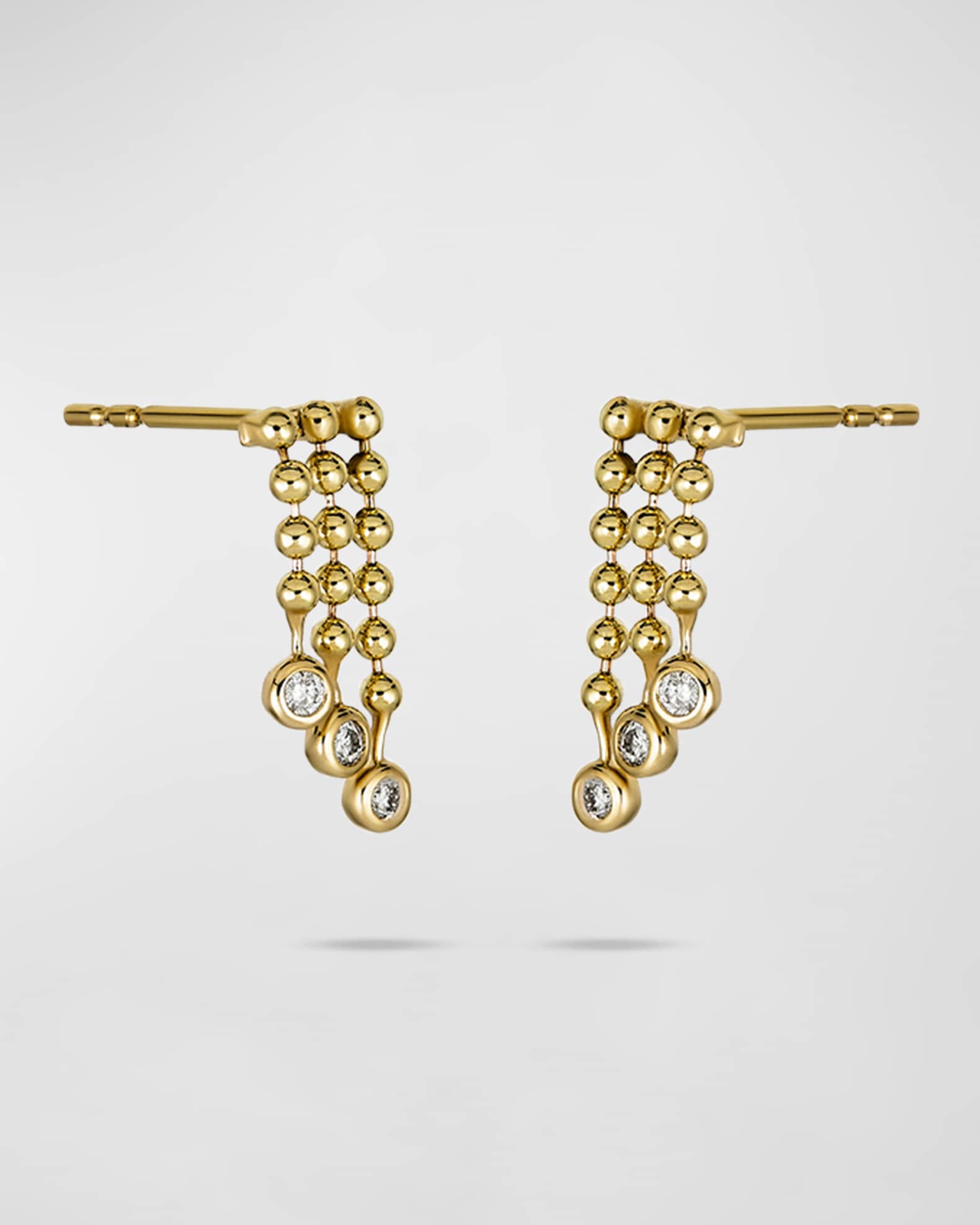 STONE AND STRAND Bedazzle Diamond Stud Earrings | Neiman Marcus