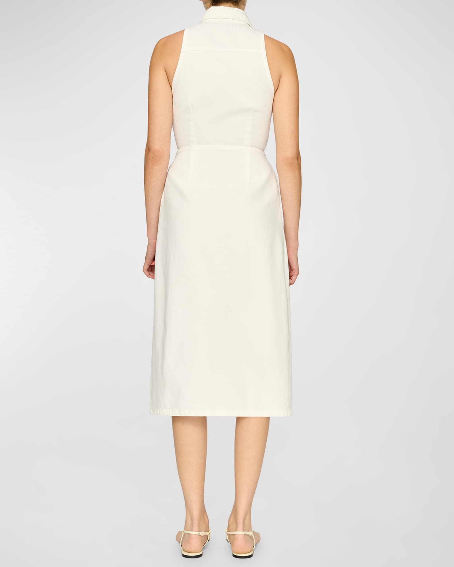 DL1961 Daphne Sleeveless Denim Midi Dress | Neiman Marcus