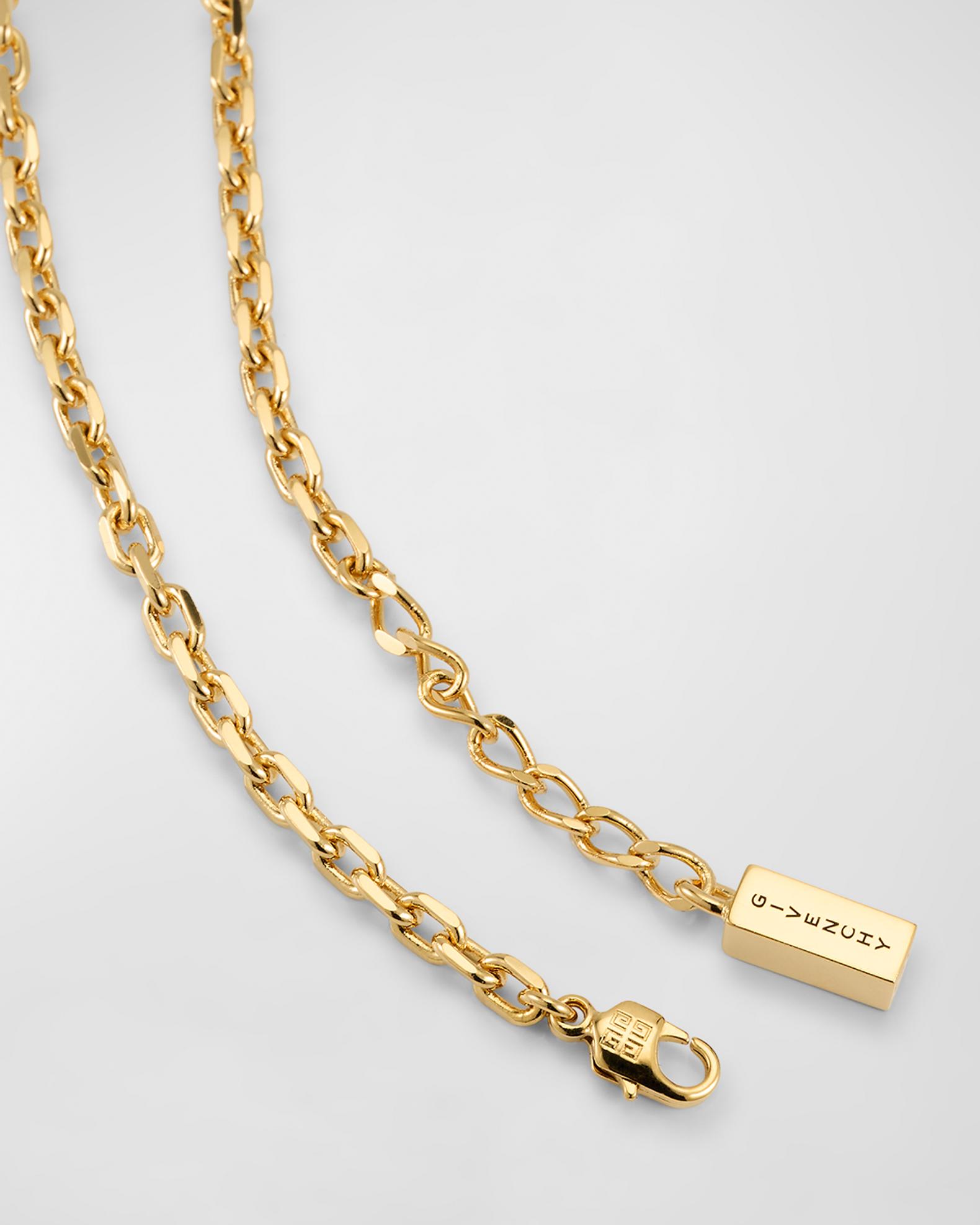 Givenchy Golden 4G Mini Lock Necklace | Neiman Marcus