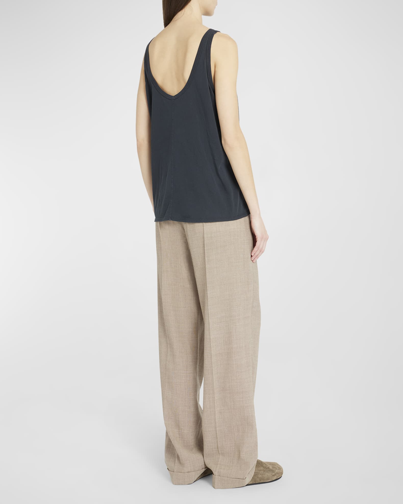 THE ROW Aika Relaxed Tank Top | Neiman Marcus