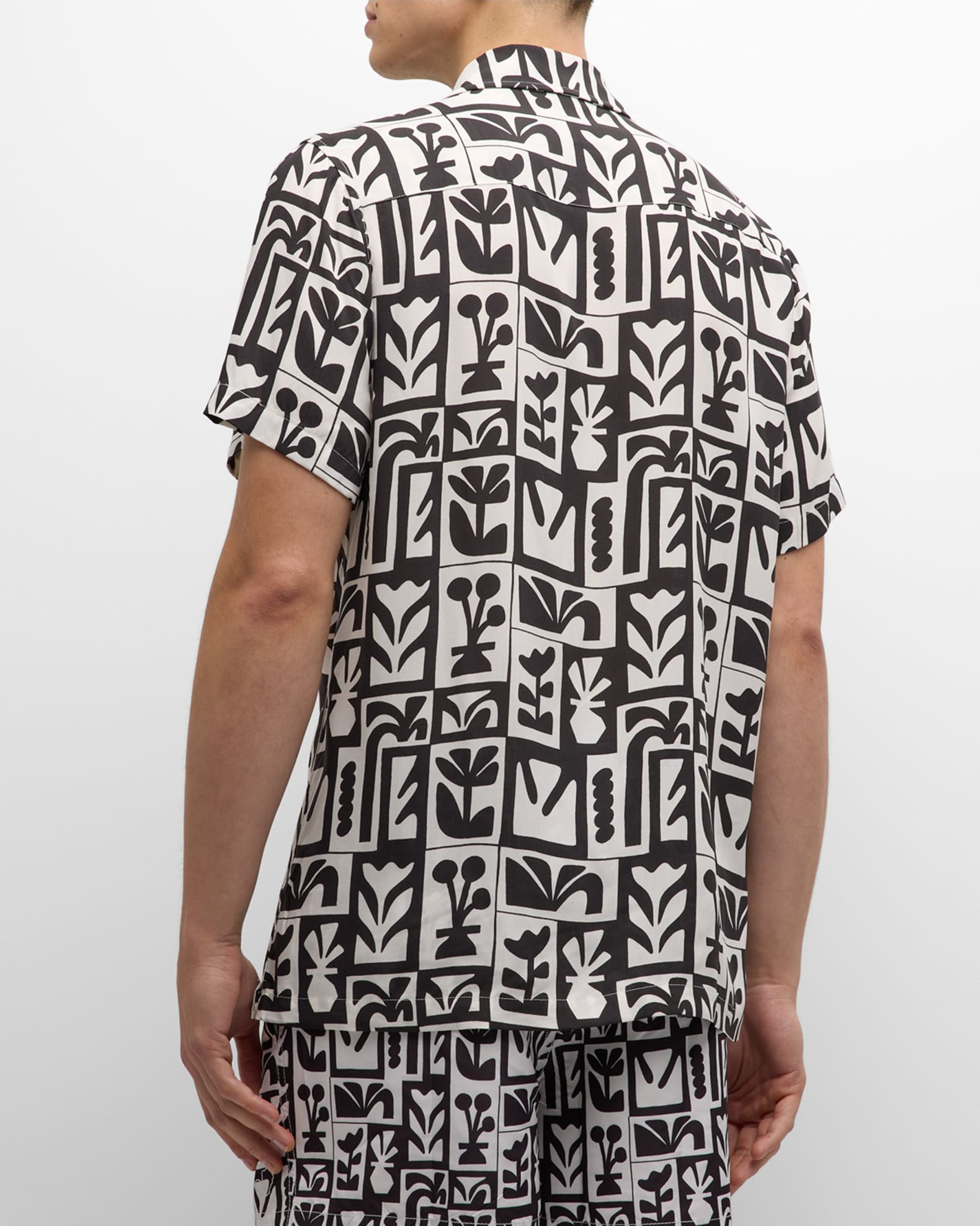 ARRELS Men's Timo Kuilder Blooming Camp Shirt | Neiman Marcus