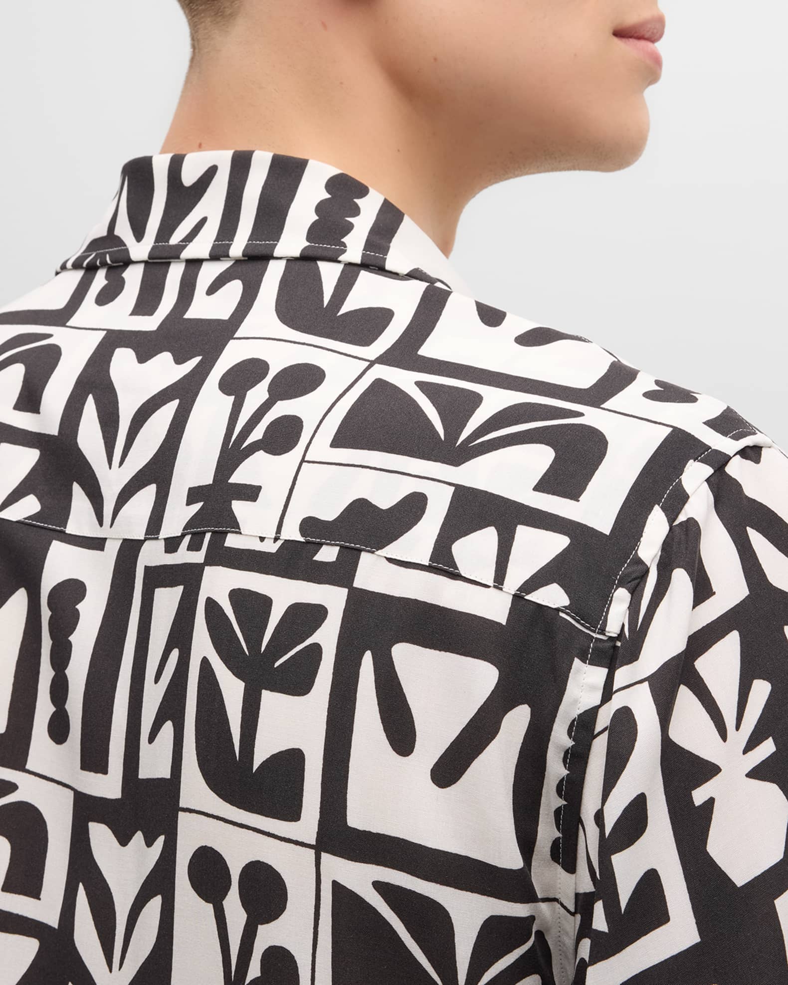 ARRELS Men's Timo Kuilder Blooming Camp Shirt | Neiman Marcus