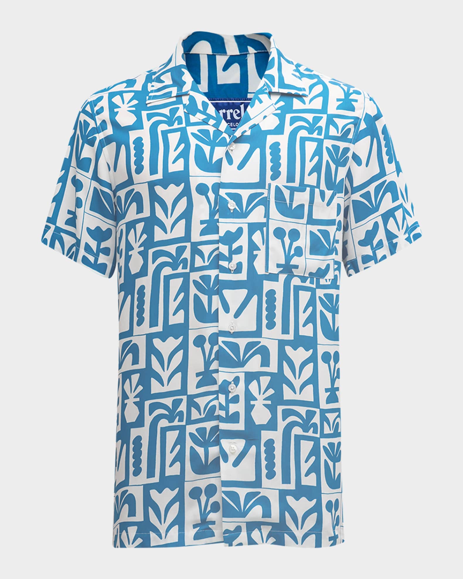ARRELS Men's Kikuo Johnson Flying Fish Camp Shirt | Neiman Marcus
