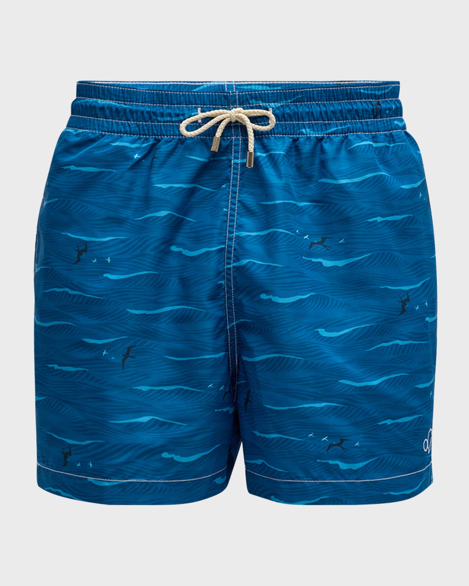 ARRELS Men's Kikuo Johnson Flying Fish Swim Trunks | Neiman Marcus