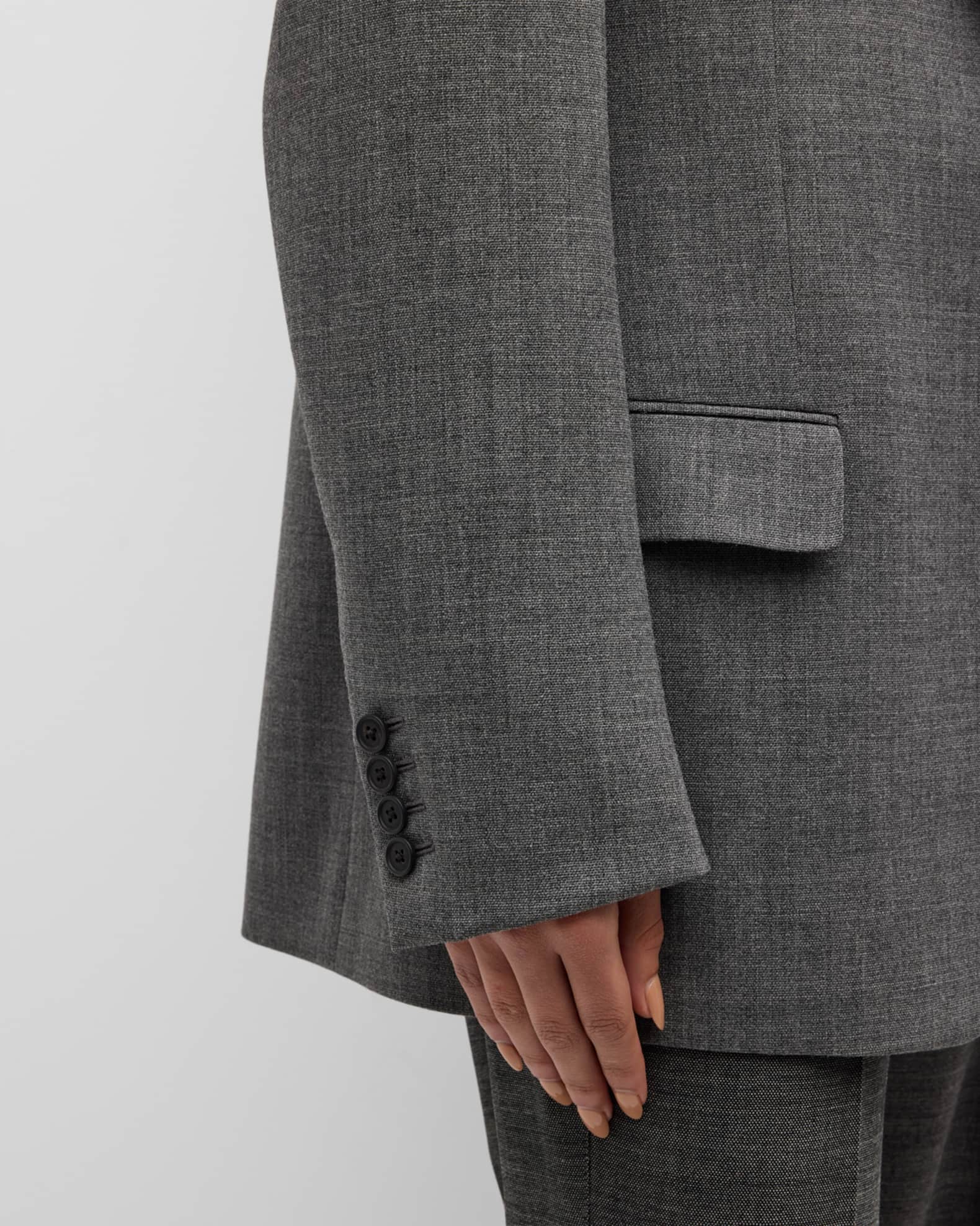 THE ROW Phil Oversized Single-Breasted Jacket | Neiman Marcus