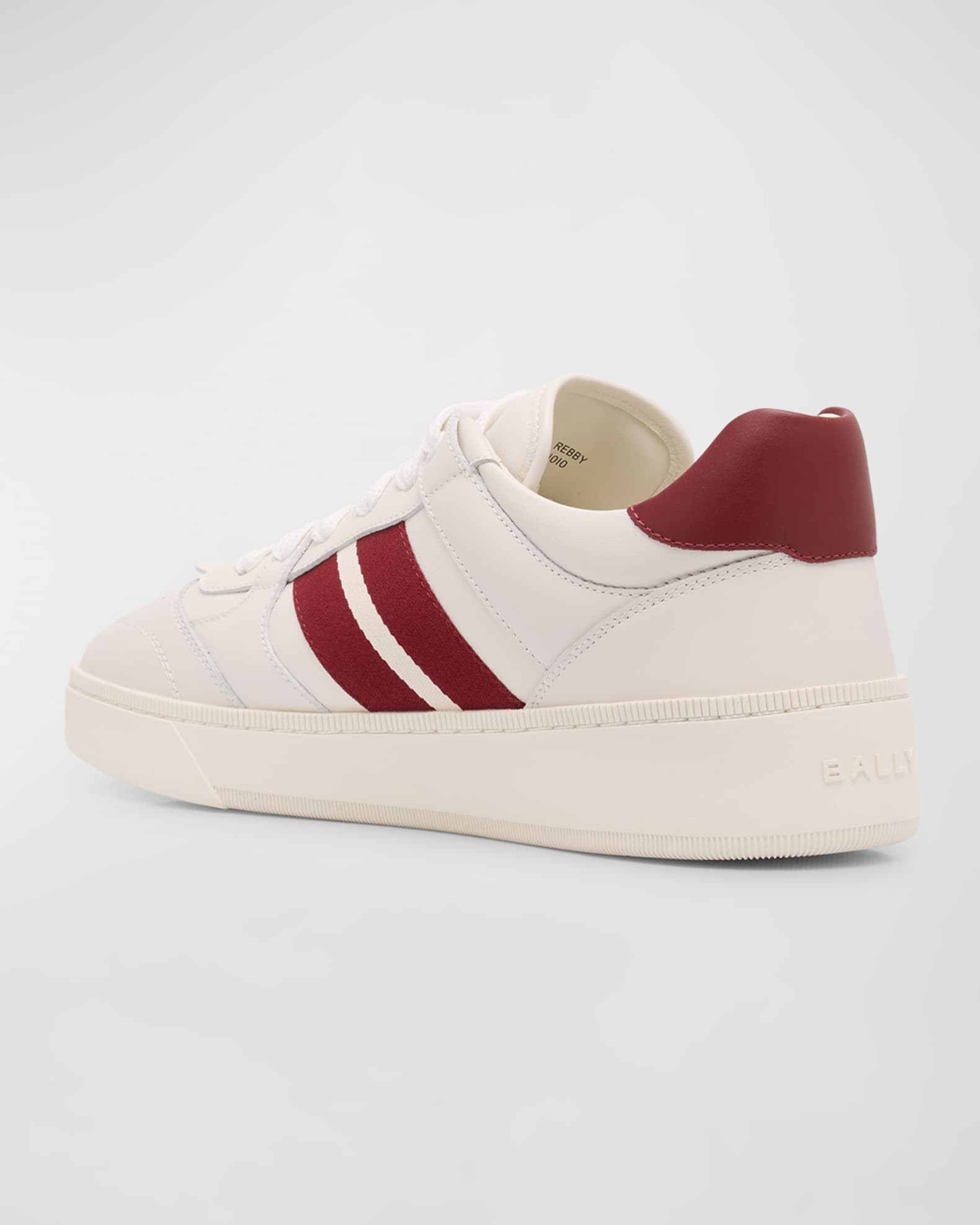 Bally Men's Rebby Low-Top Leather Sneakers | Neiman Marcus