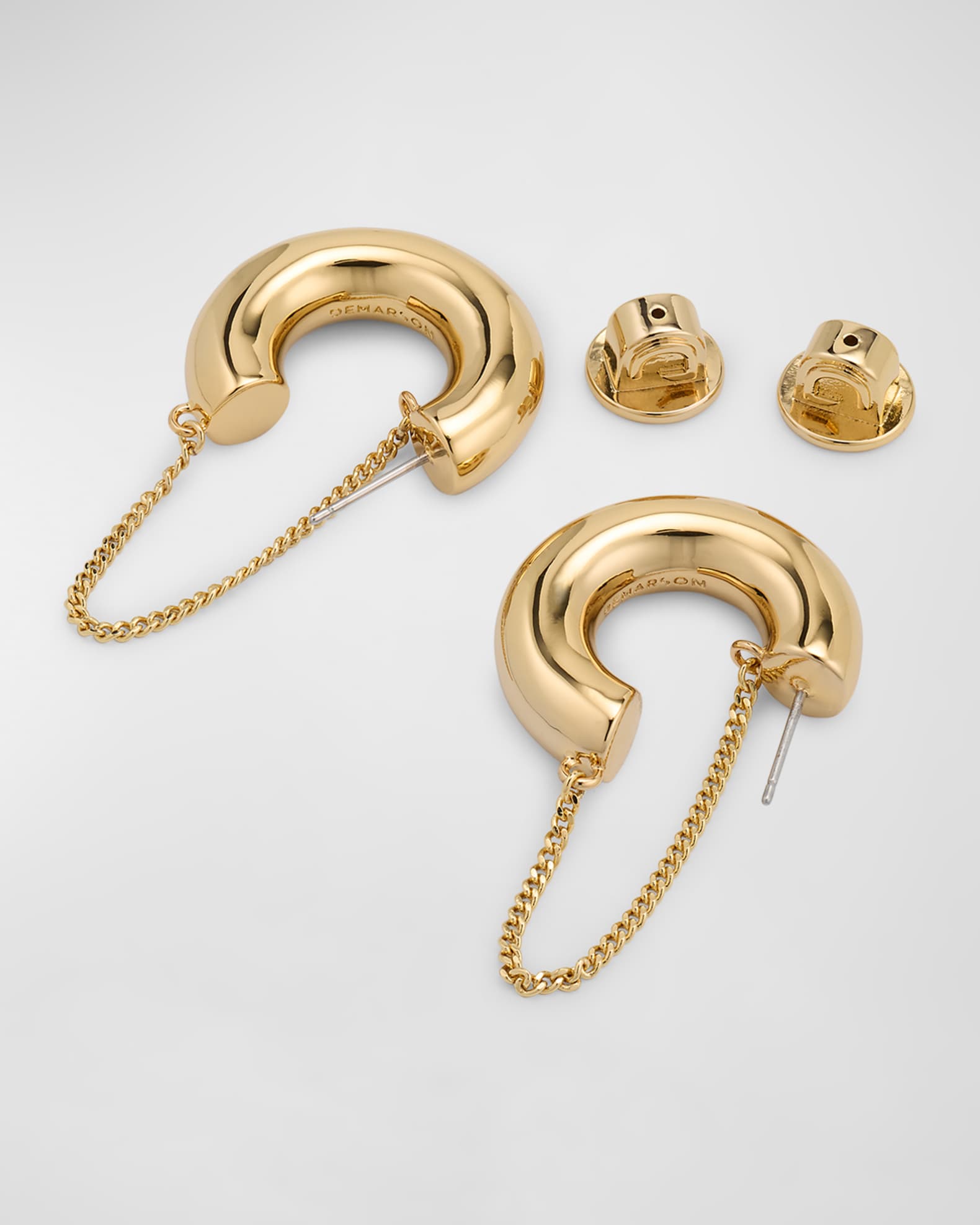 DEMARSON Mini Miley Hoop Earrings | Neiman Marcus