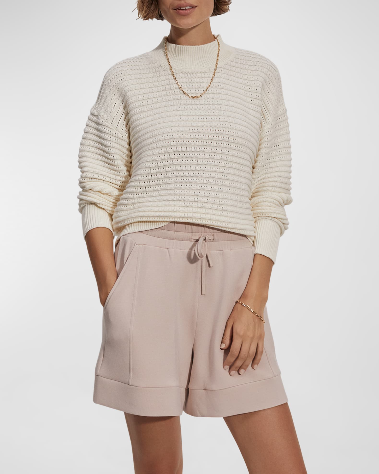 Varley Franco Crewneck Sweater | Neiman Marcus