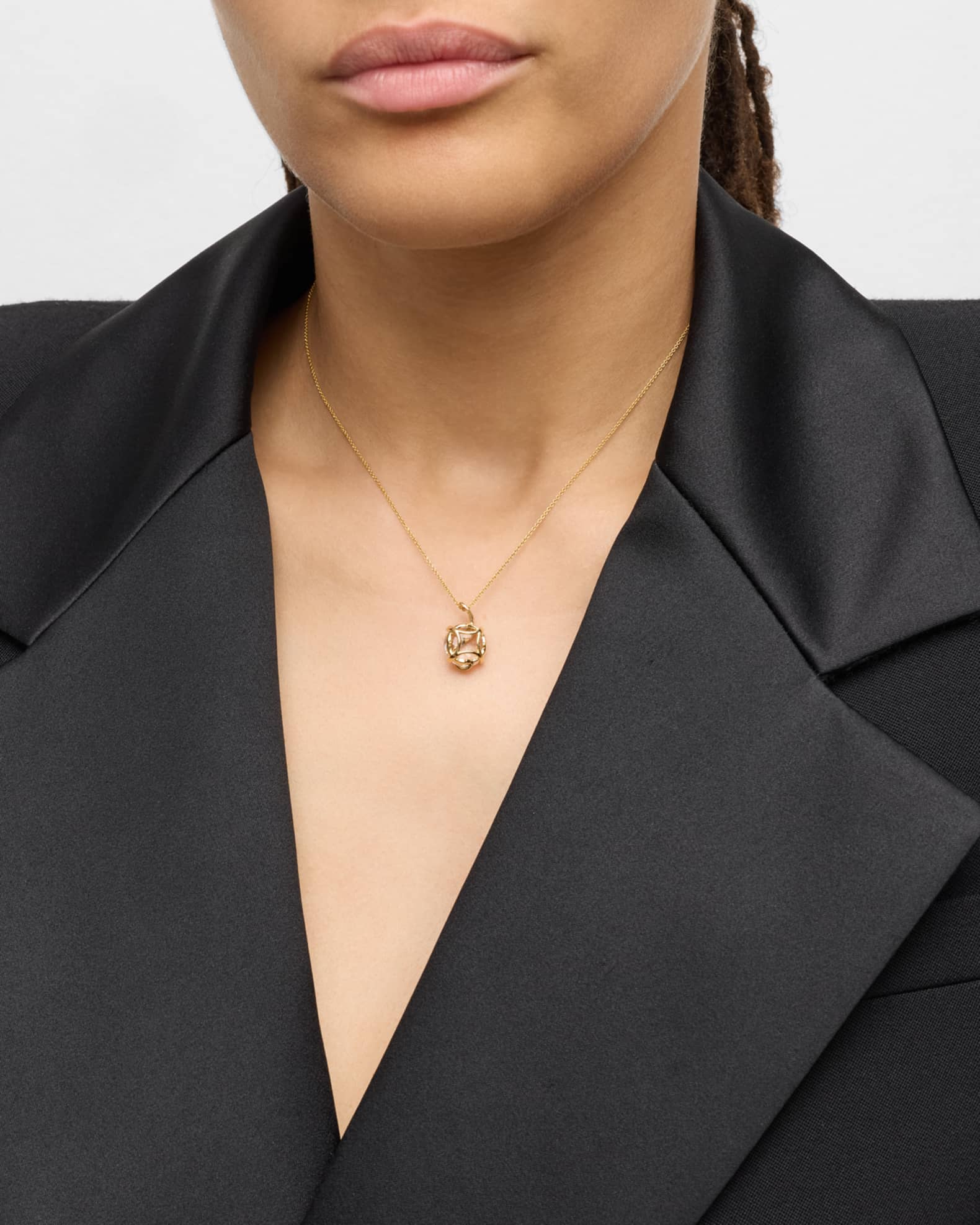 Lisa Nik Rocks 18K Yellow Gold Crystal Quartz and Diamond Crossover ...