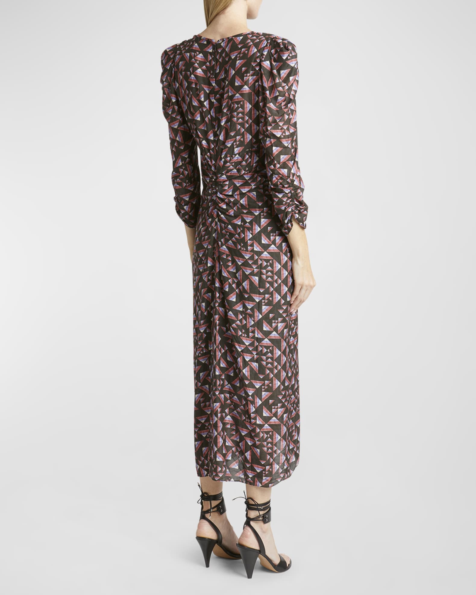Isabel Marant Albini Printed Midi Dress | Neiman Marcus