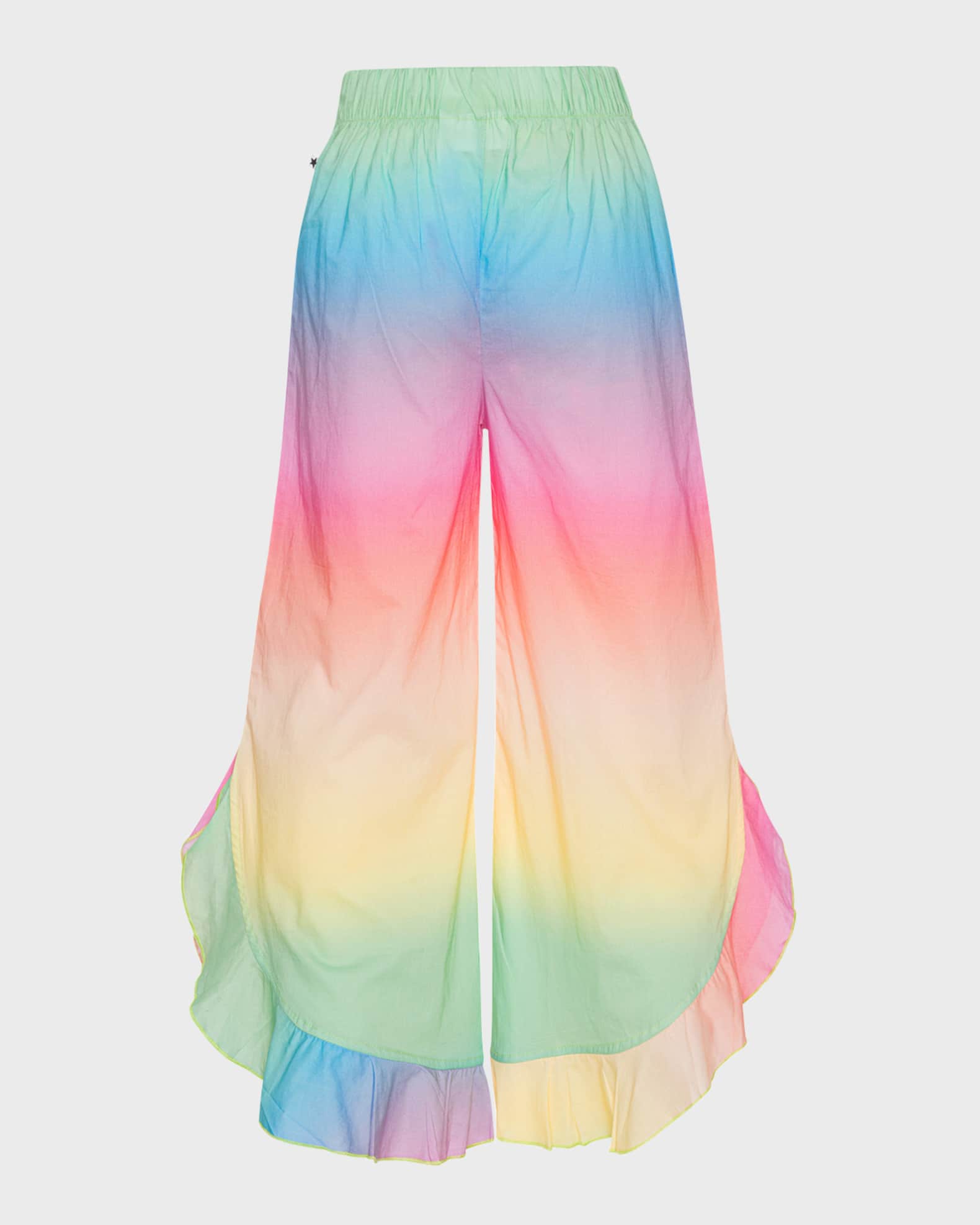 Molo Girl's Aretha Rainbow Flare Pants, Size 8-14 | Neiman Marcus