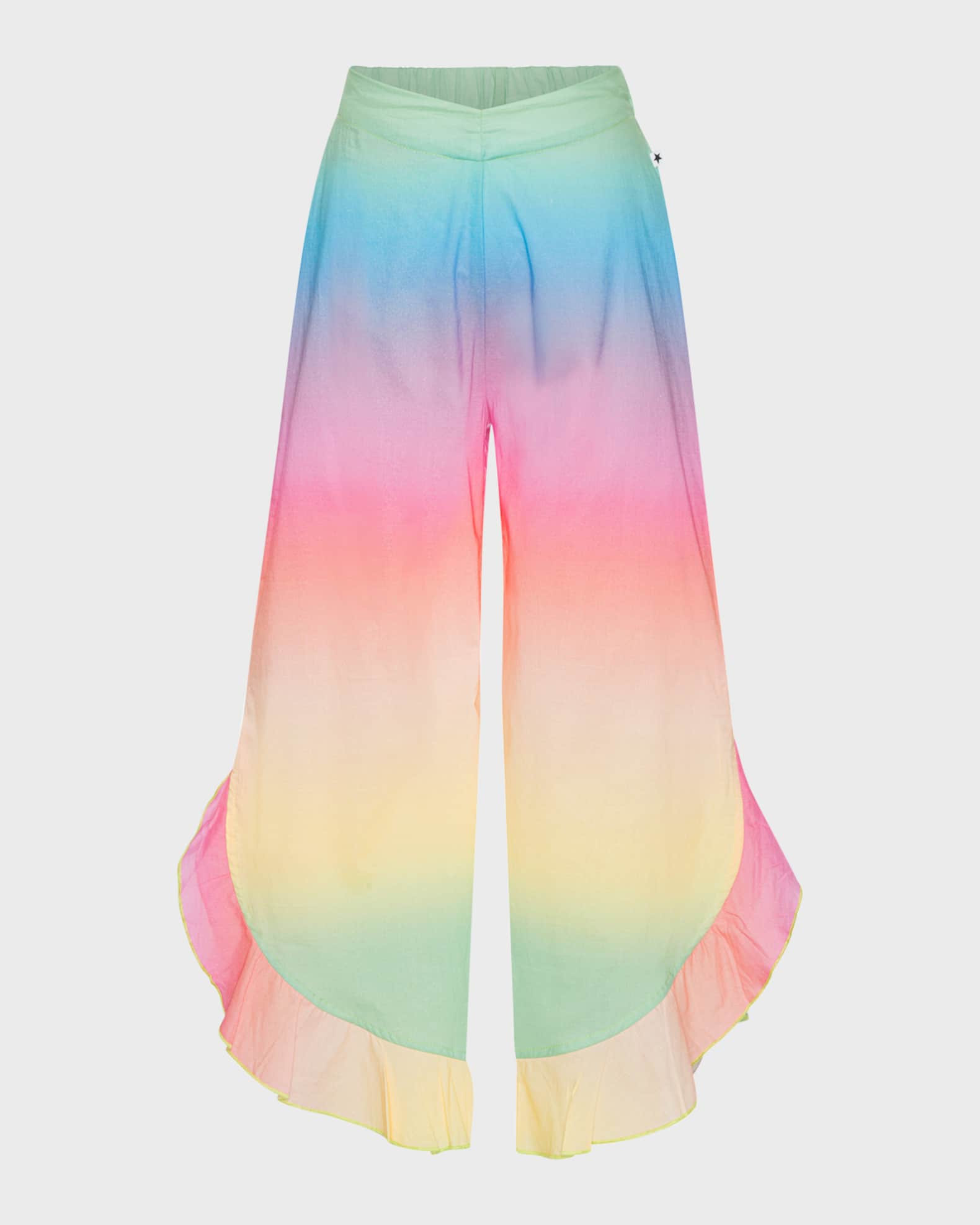 Molo Girl's Aretha Rainbow Flare Pants, Size 8-14 | Neiman Marcus