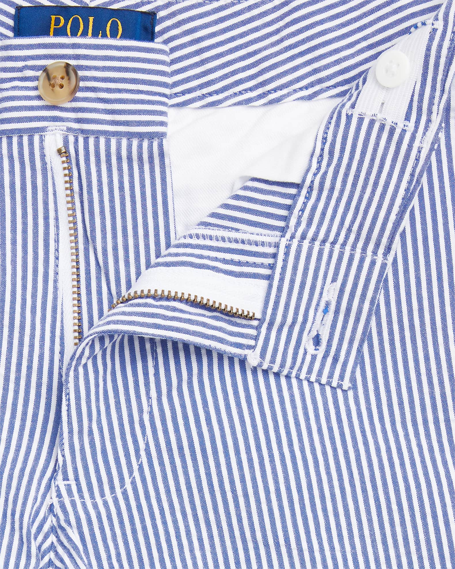 Boy's Seersucker Preppy Shorts | Neiman Marcus