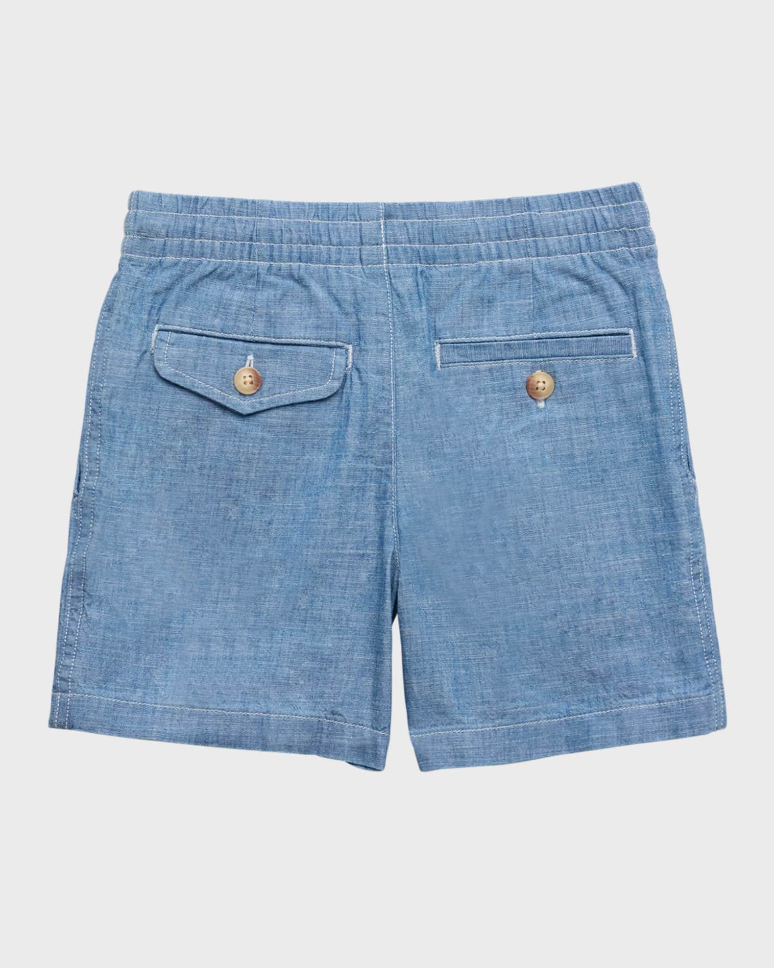Boy's Chambray Prepster Shorts | Neiman Marcus