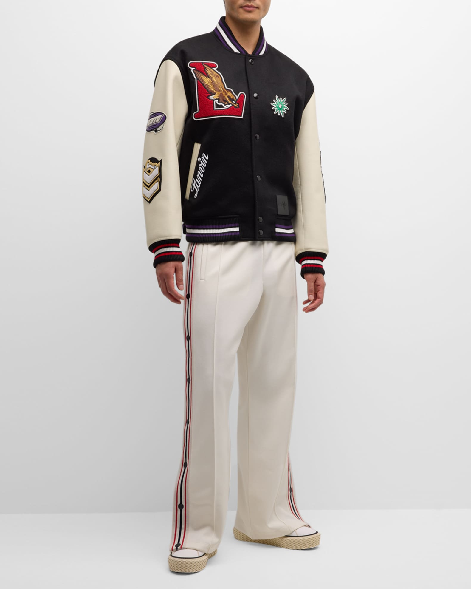 Lanvin x Future Men's Varsity Jacket | Neiman Marcus