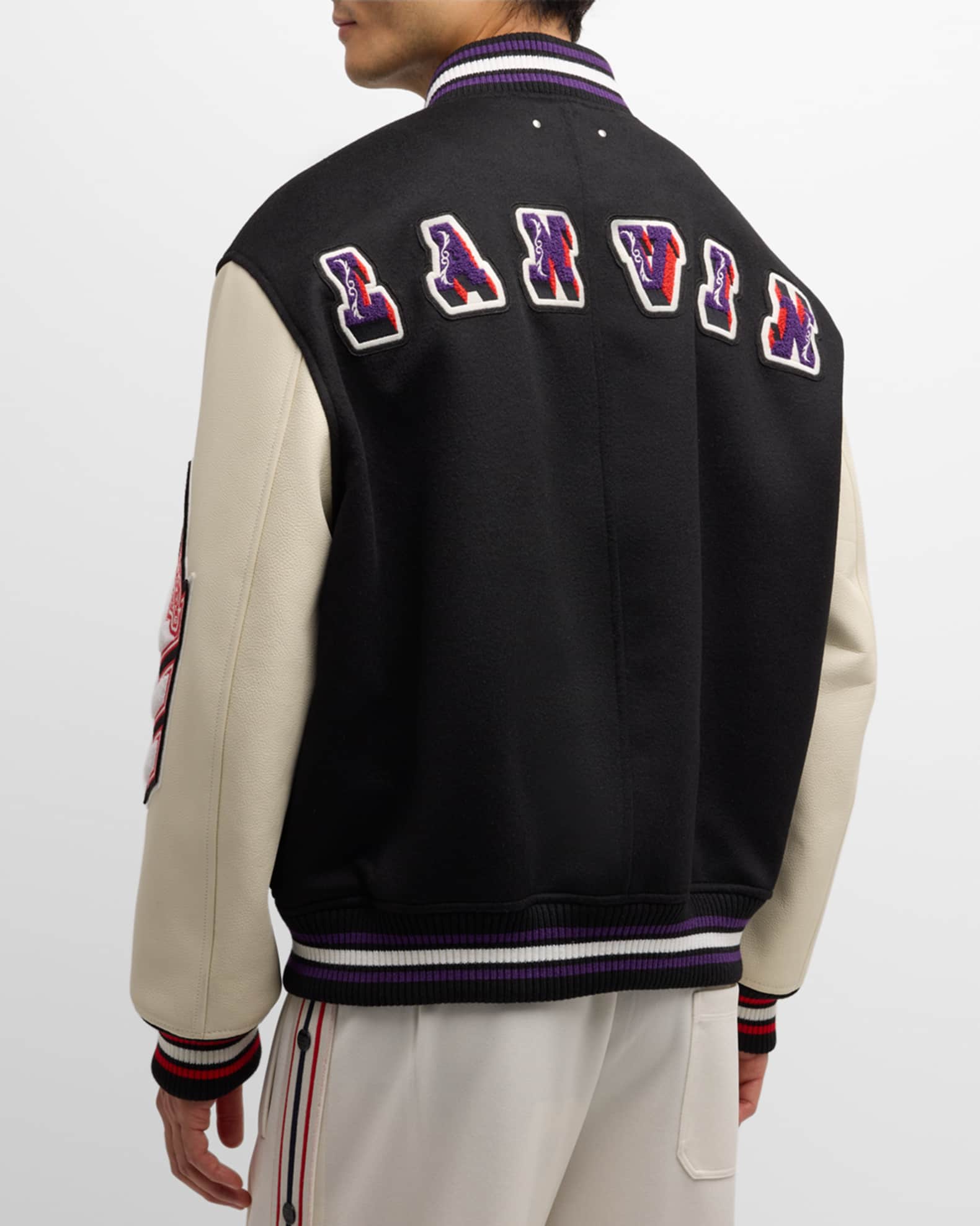 Lanvin x Future Men's Varsity Jacket | Neiman Marcus