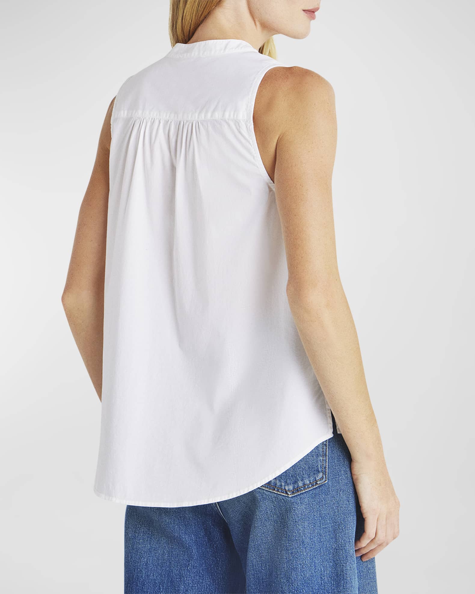 Splendid Warren Band-Collar Tank Top | Neiman Marcus