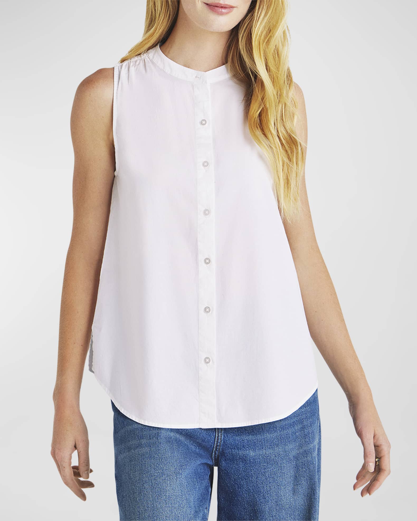 Splendid Warren Band-Collar Tank Top | Neiman Marcus