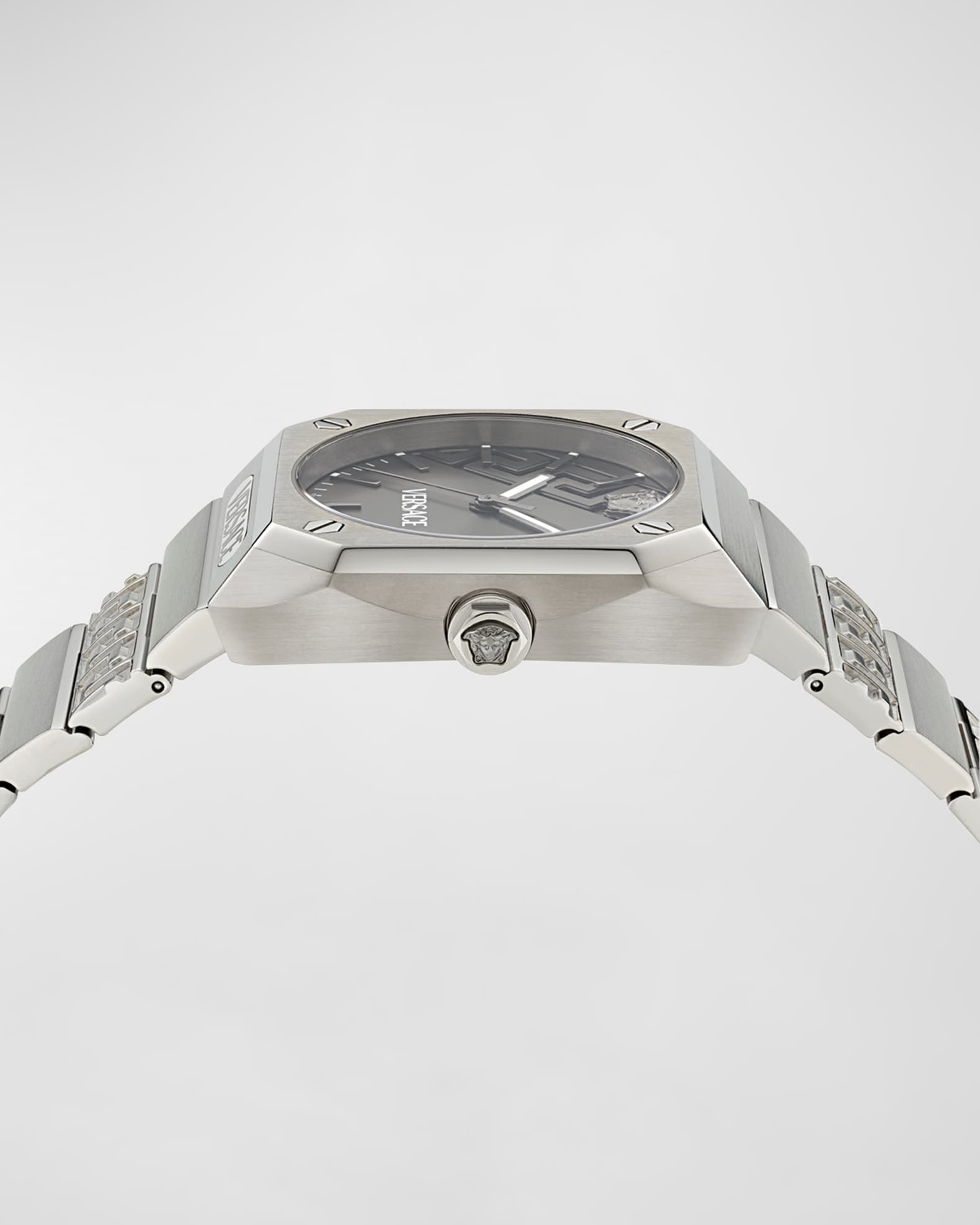 Versace Men's Antares Titanium Bracelet Watch, 44x41.5mm | Neiman Marcus