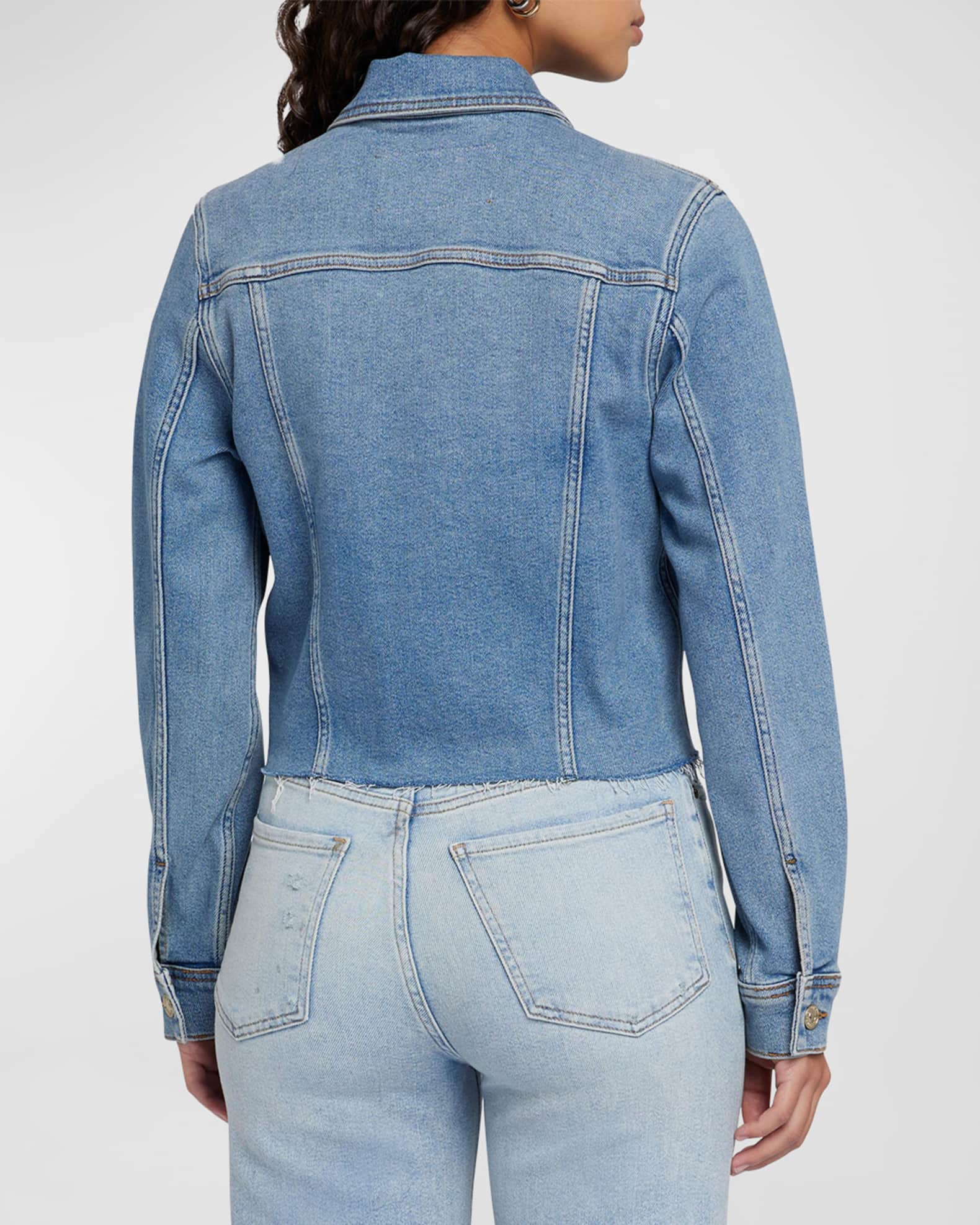 7 for all mankind Classic Denim Trucker Jacket | Neiman Marcus