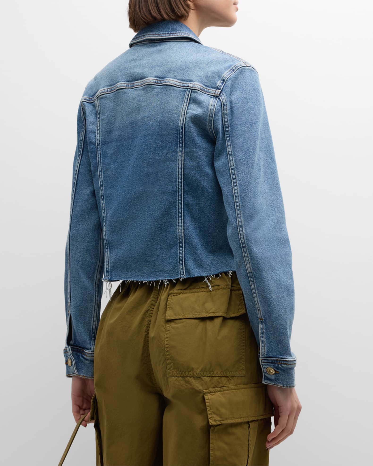 7 for all mankind Classic Denim Trucker Jacket | Neiman Marcus