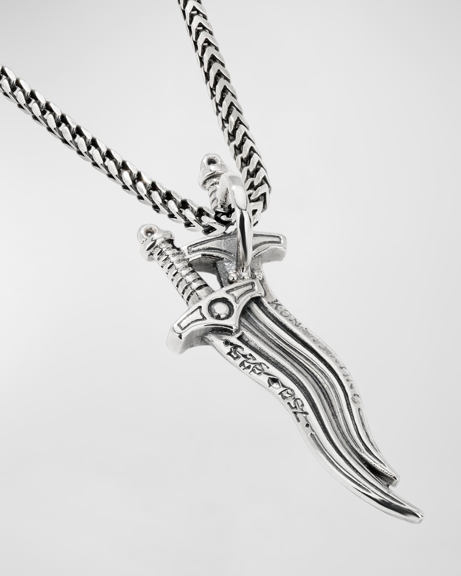 Konstantino Men's Twin Sword Pendant | Neiman Marcus