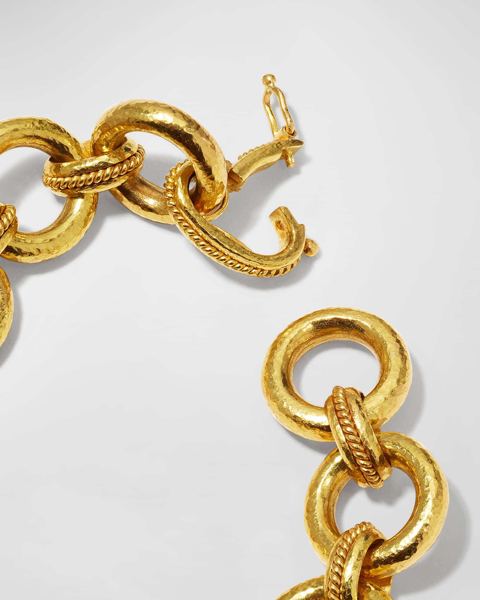 Elizabeth Locke Ravenna Link Bracelet with Hidden Clasp | Neiman Marcus