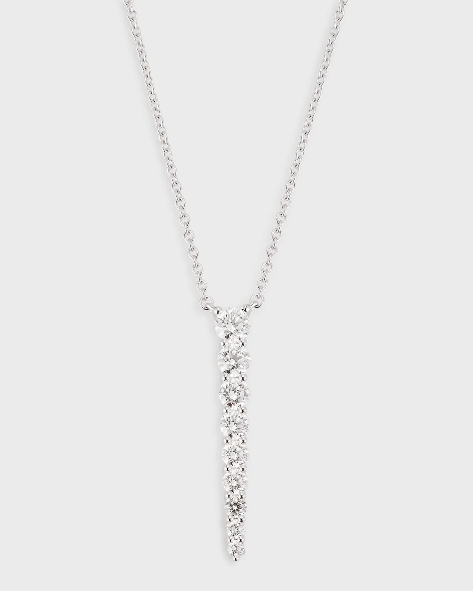 18K White Gold Diamond Pendant Necklace | Neiman Marcus