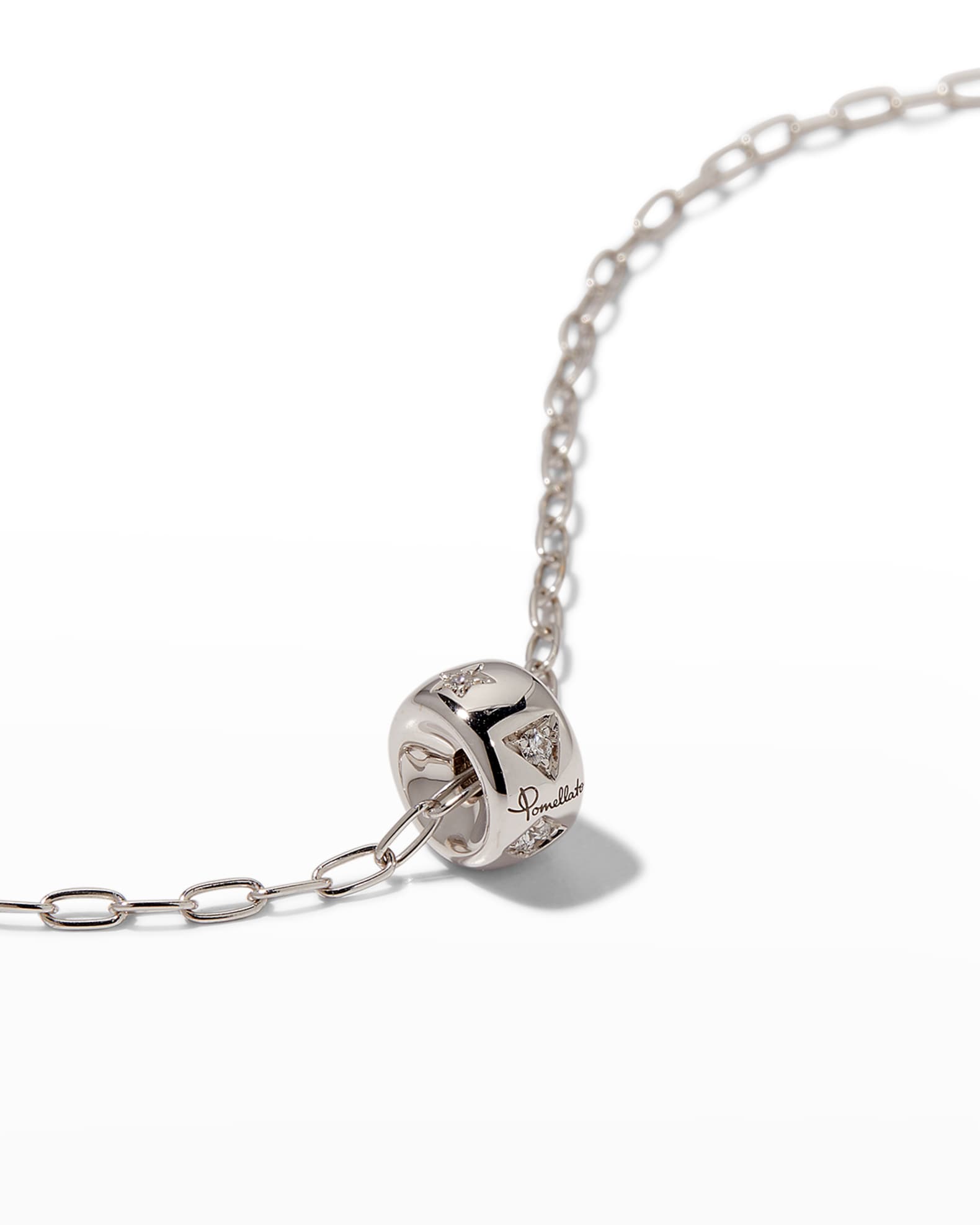 Pomellato Iconic Pendant Necklace in White Gold and Diamonds | Neiman ...