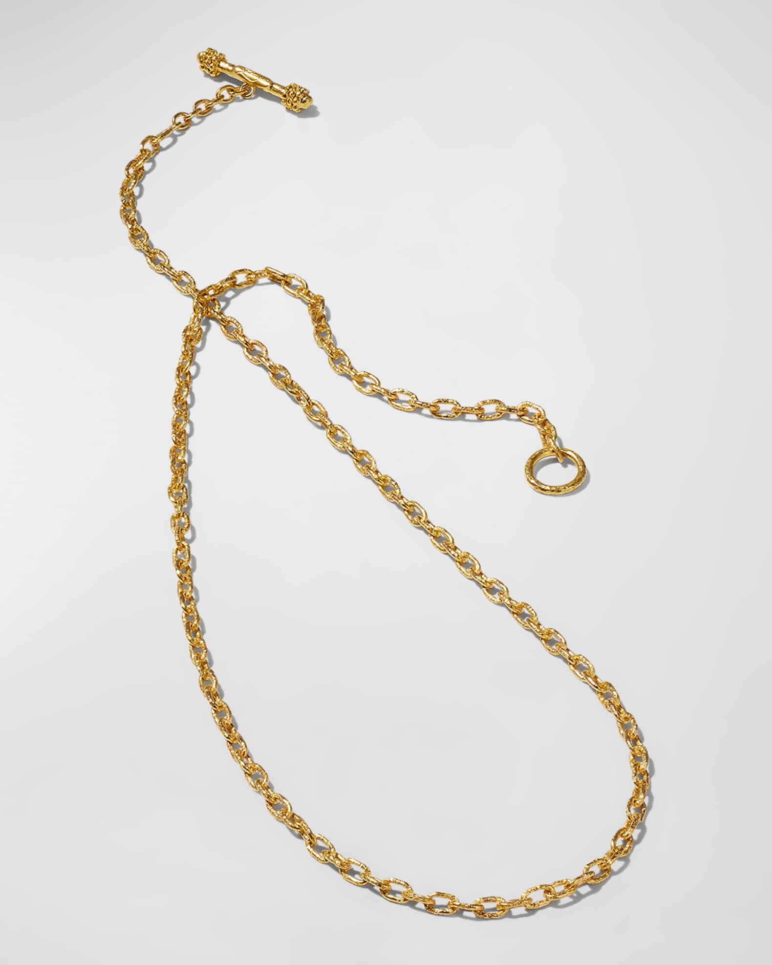 Elizabeth Locke Handmade 19K Yellow Gold Chain Necklace, 21"L | Neiman ...