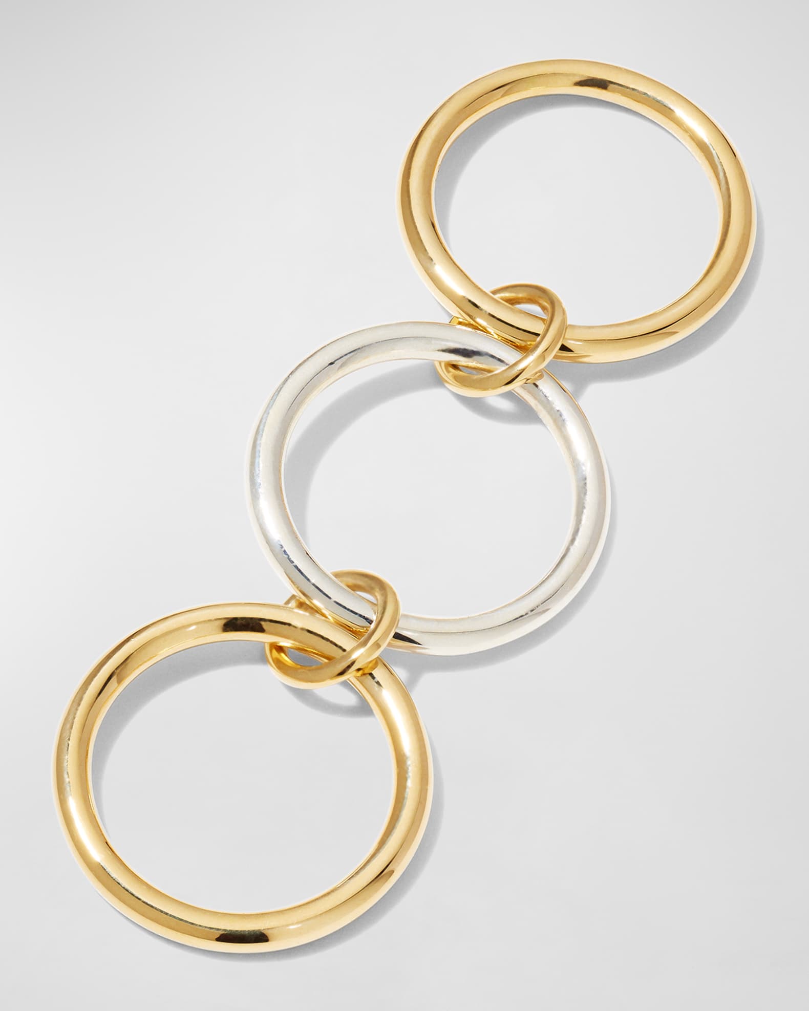 Spinelli Kilcollin Men's Taurus SG 3-Link Ring in 18K Yellow Gold and ...