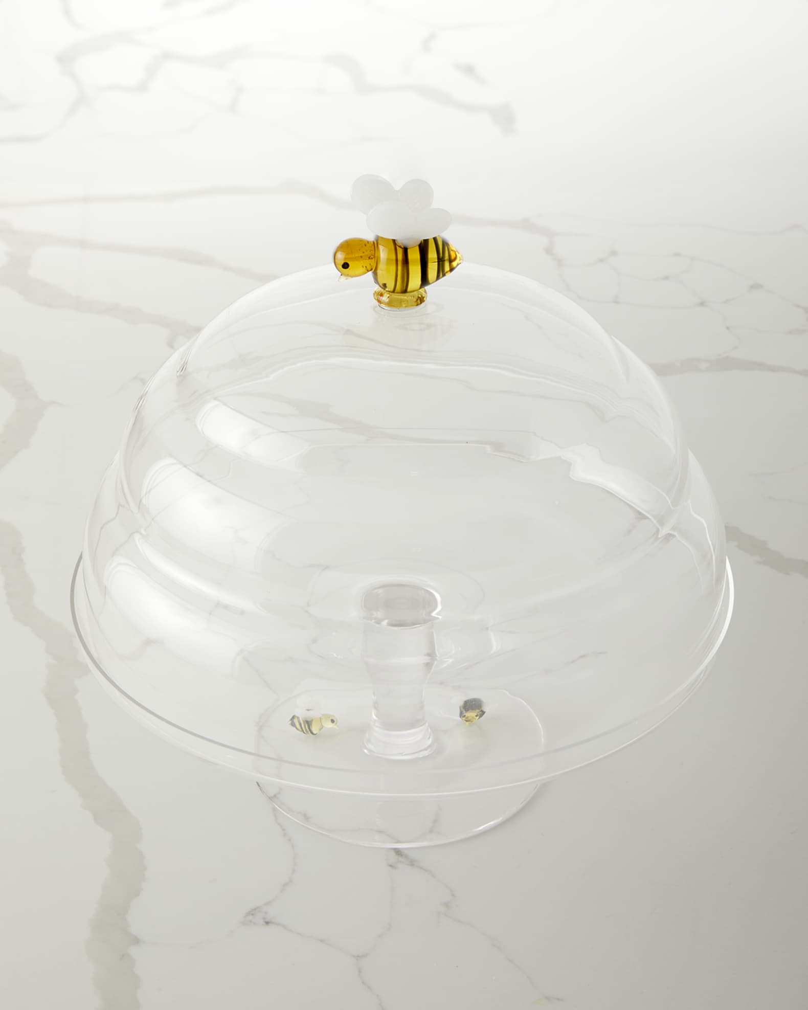 Neiman Marcus Bee Cake Stand and Dome | Neiman Marcus