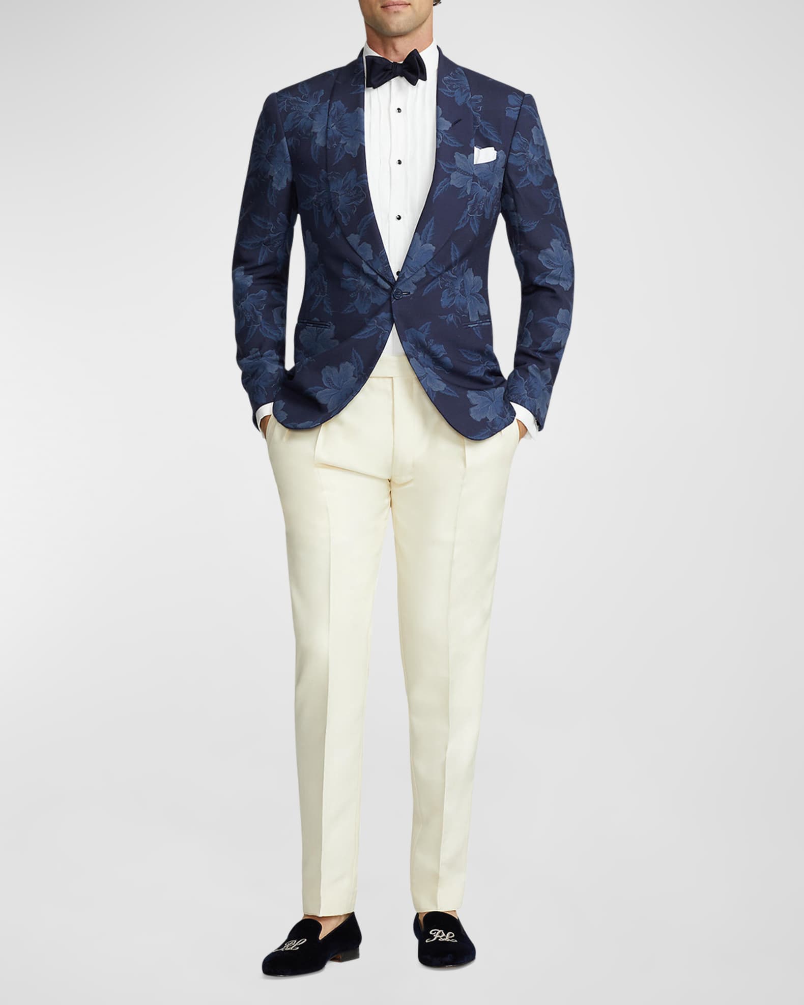 Ralph Lauren Purple Label Men's Gregory Handmade Hibiscus Silk Sport ...