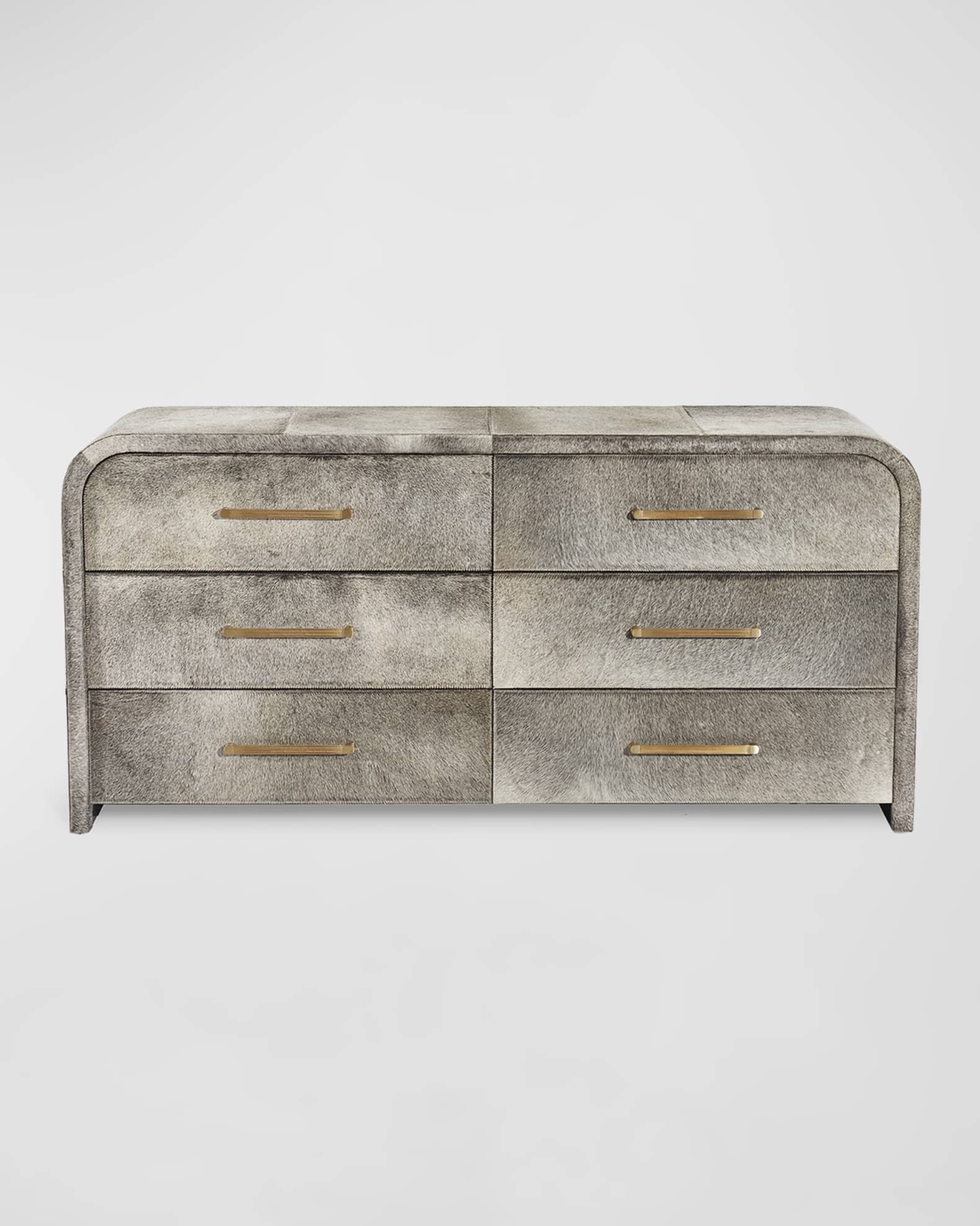Interlude Home Boden Hair on Hide 6-Drawer Chest | Neiman Marcus