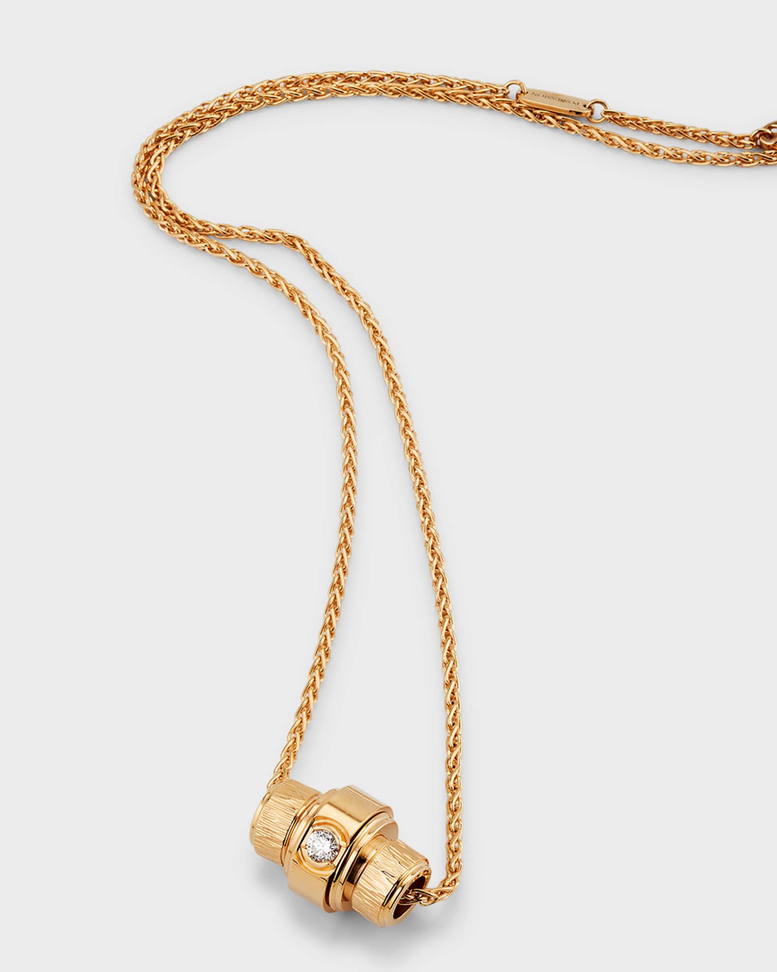 PIAGET Possession Palace 18K Rose Gold Diamond Pendant Necklace ...