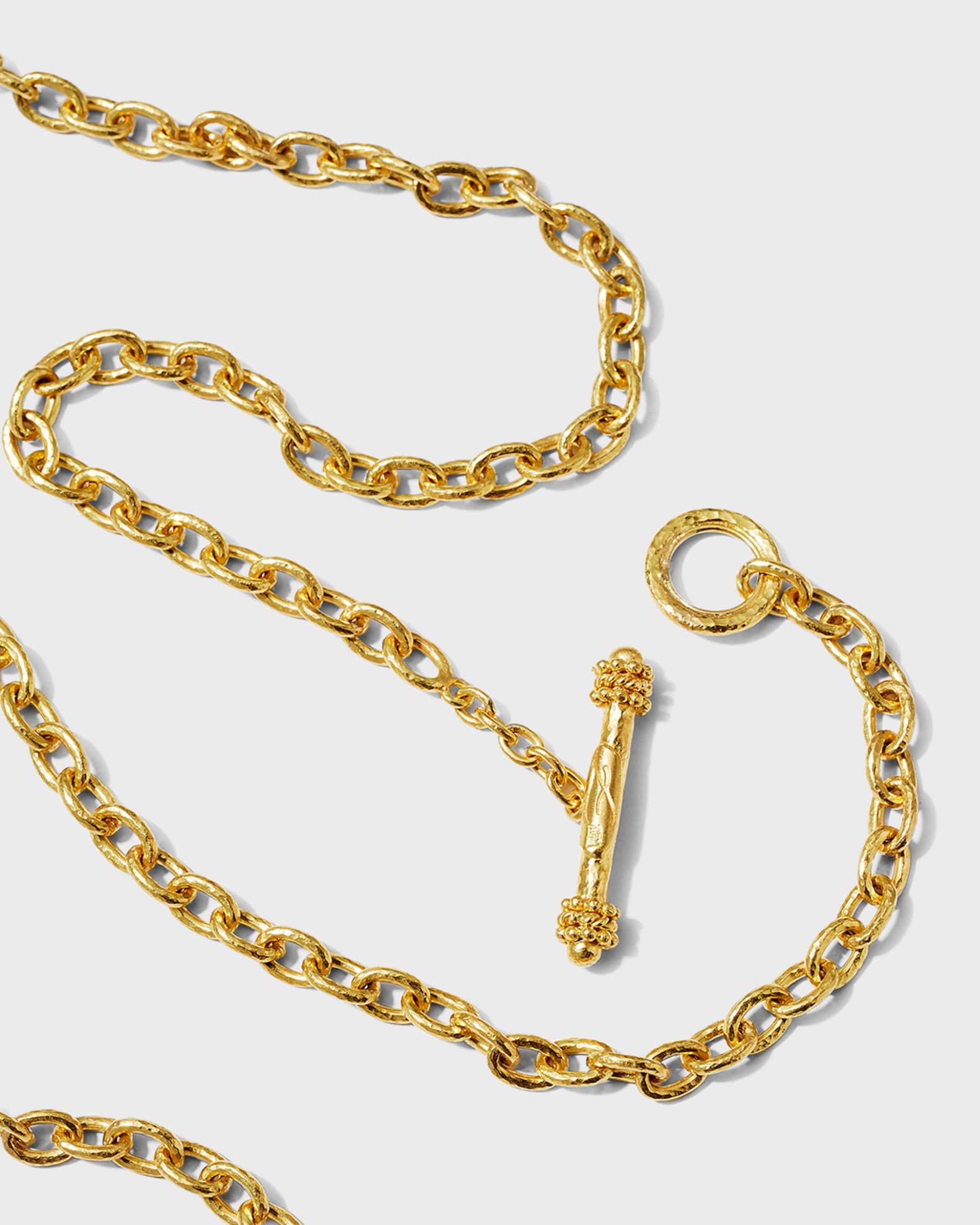 Elizabeth Locke Orvieto Chain Necklace, 35"L | Neiman Marcus